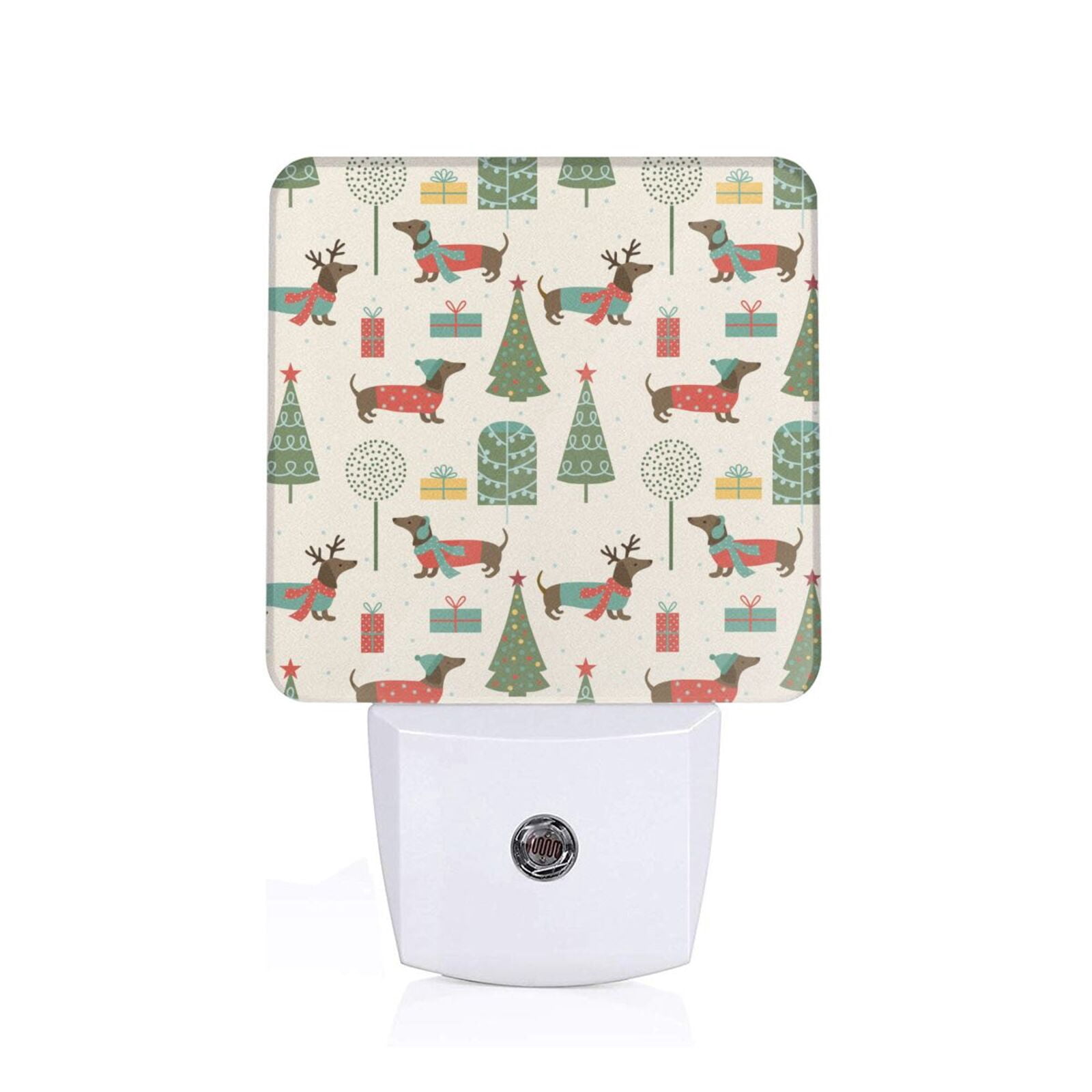 Xecao Christmas Dachshund Dog for Night Light - a Wall-mounted LED ...