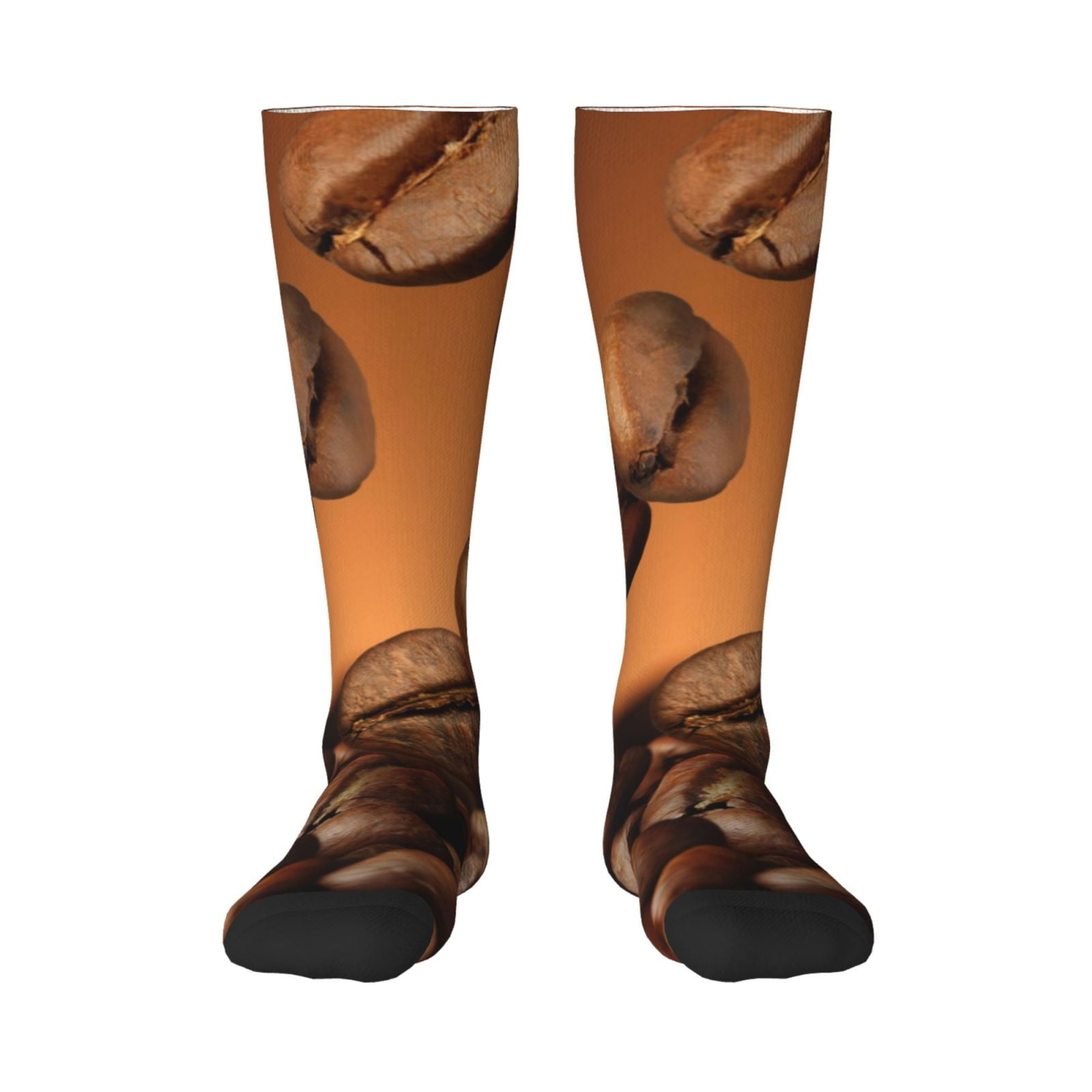 Xecao Coffee Beans Print Compression Socks for Both Men And Women for ...