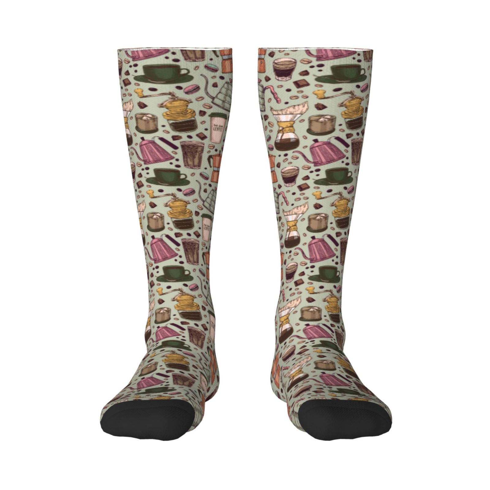 Xecao Coffee pots cup Print Compression Socks for Both Men And Women ...