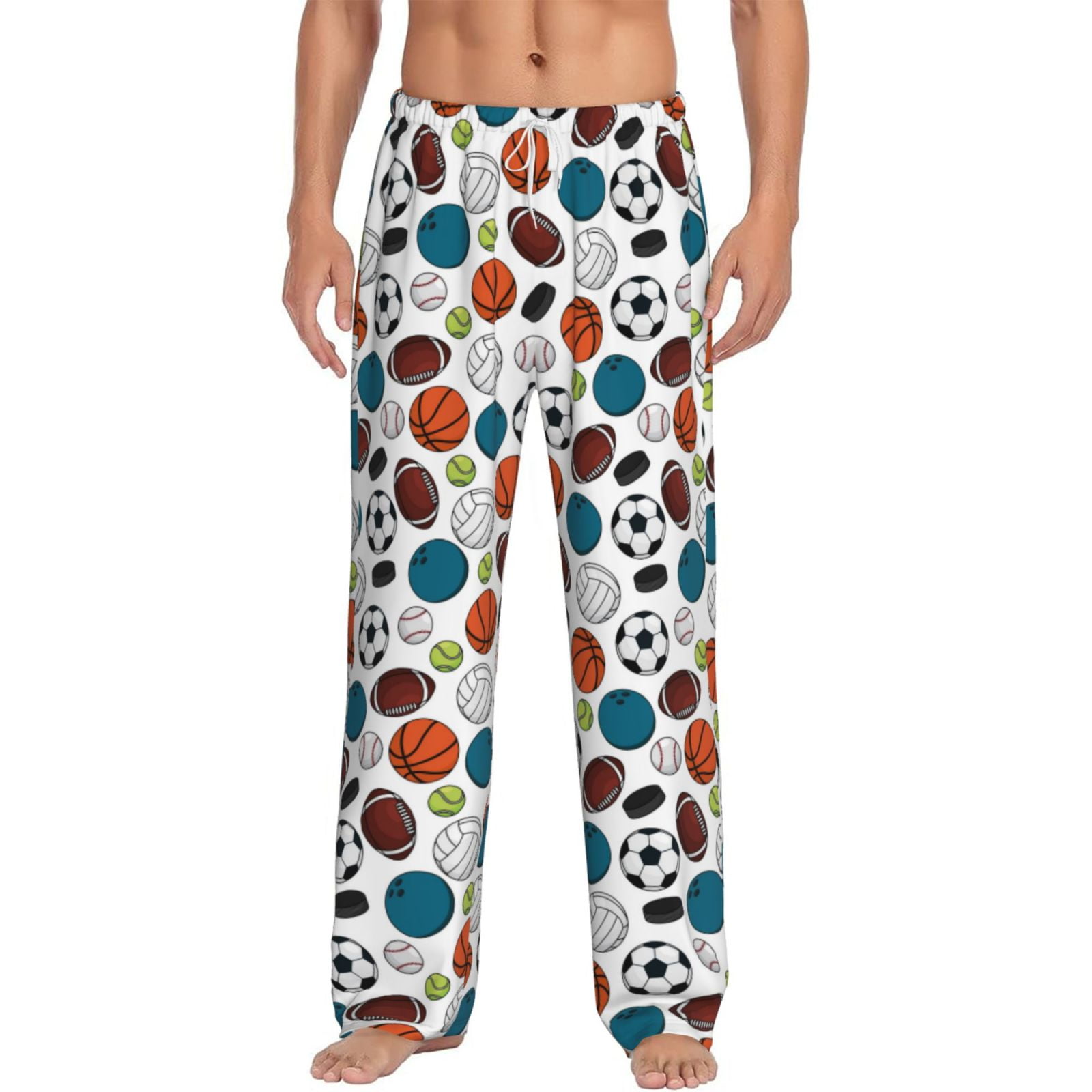 Xecao Color Balls Men's Straight Lounge Pajama Pants: The Ultimate in ...
