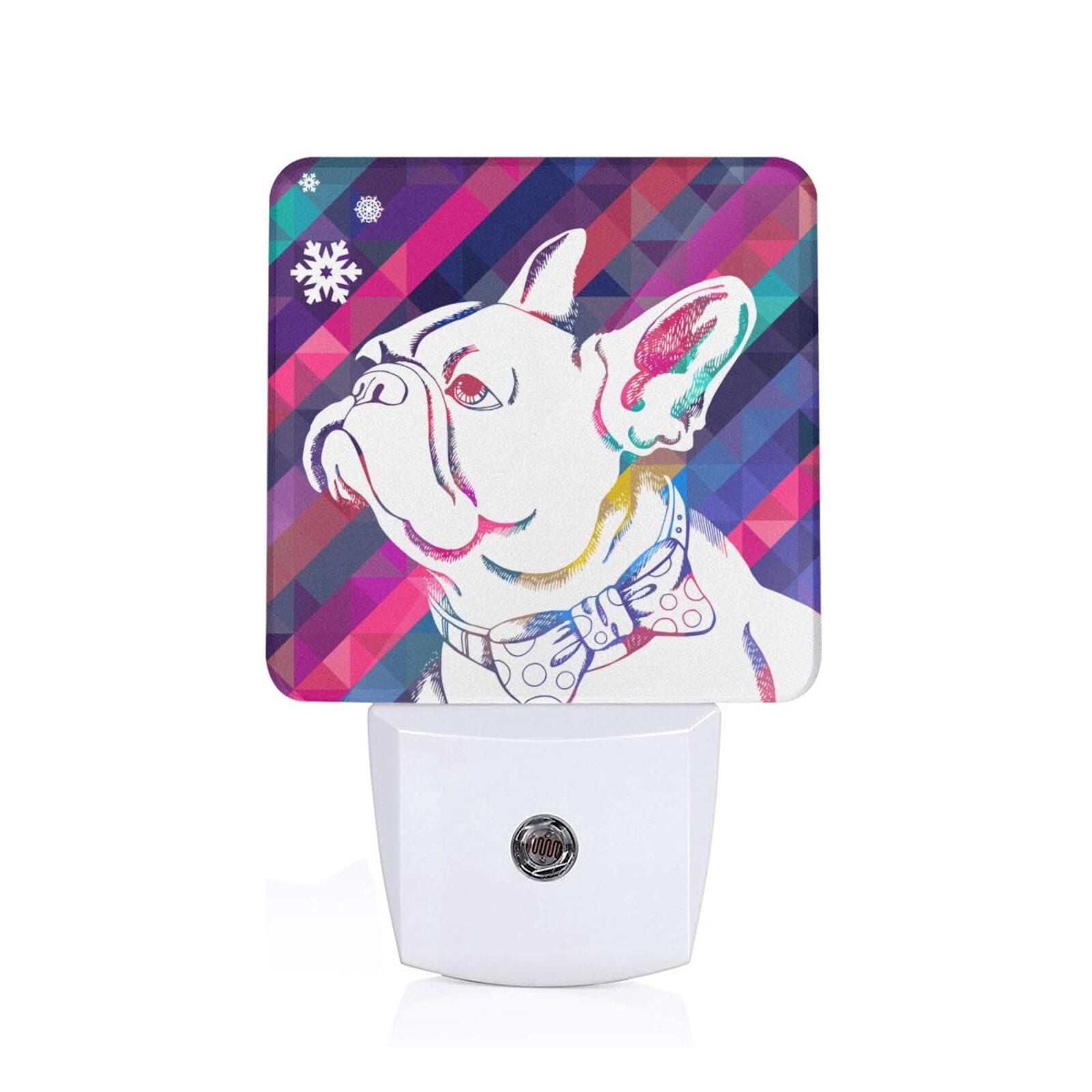 Xecao Colorful Bulldog for Night Light - a Wall-mounted LED Fixture ...