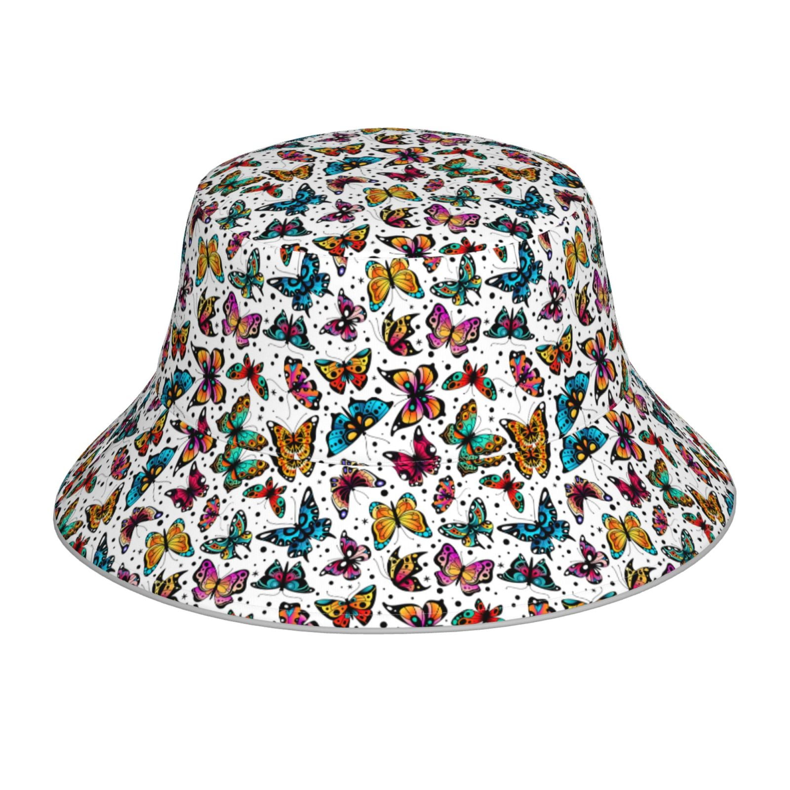 Xecao Colorful Flying Butterflies Print Men and Women Night Reflective ...