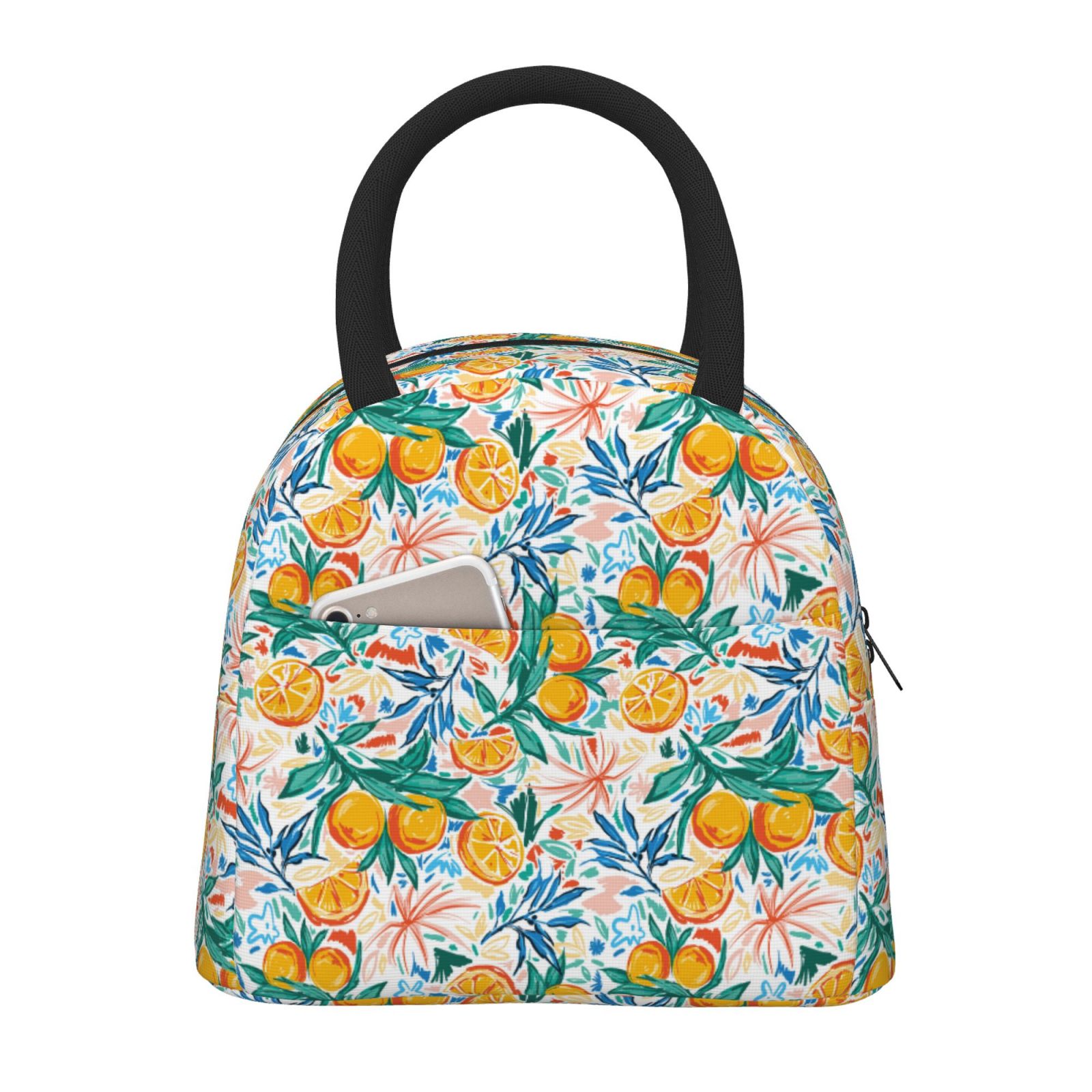 Xecao Colorful Fruits Lunch Bag , an insulated, reusable tote bag ...