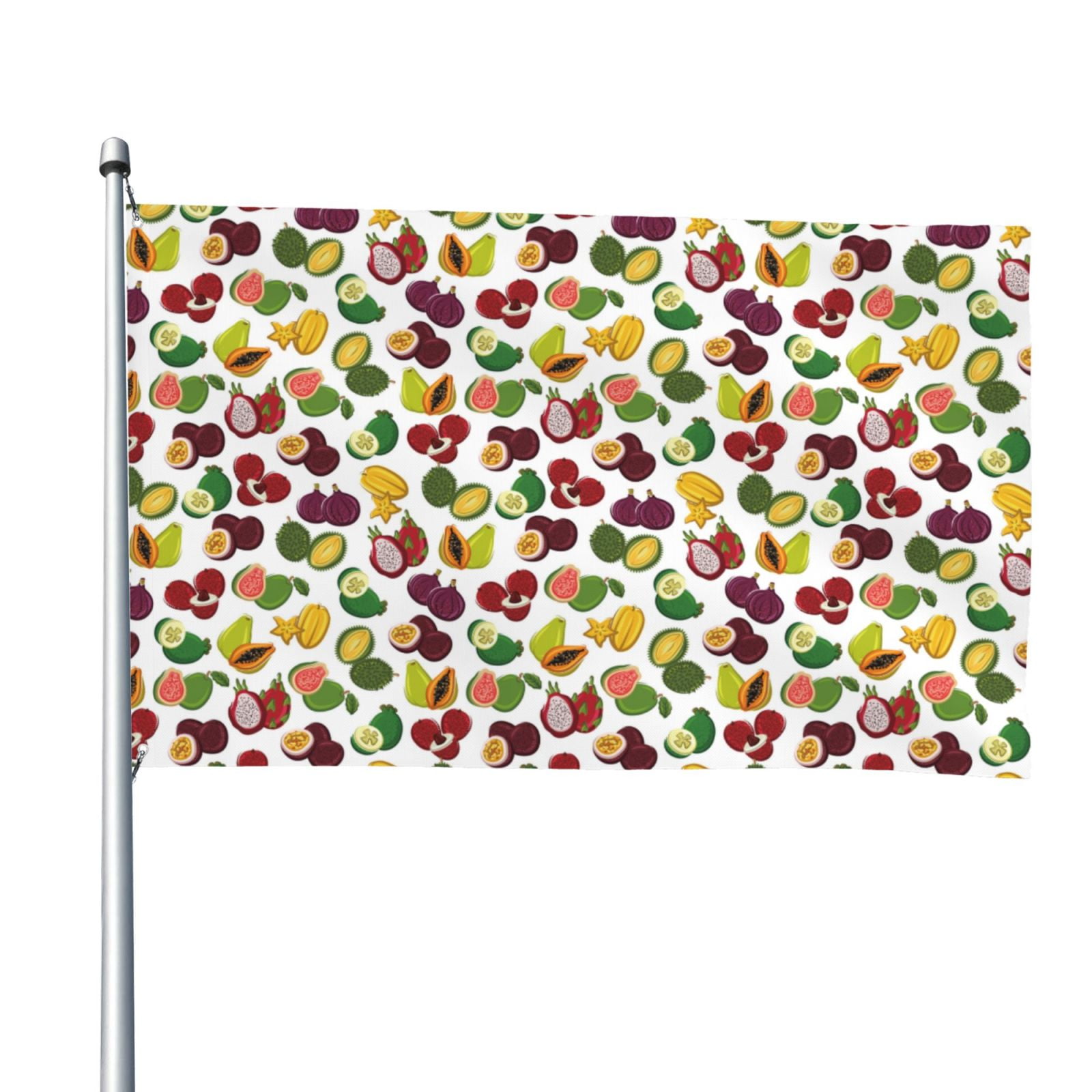 Xecao Colorful Fruits for Longest Lasting Flag, Made From Polyester, UV ...