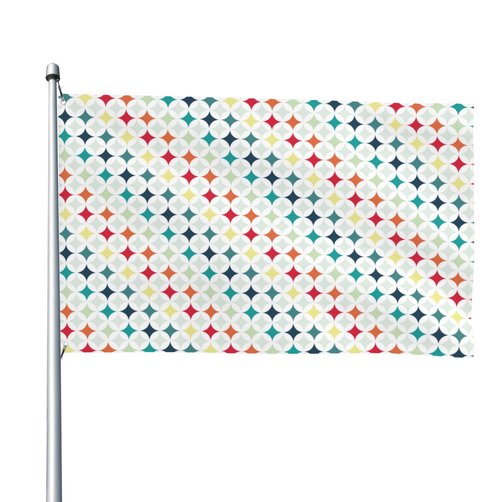 Xecao Colorful Geometric for Longest Lasting Flag, Made From Polyester ...