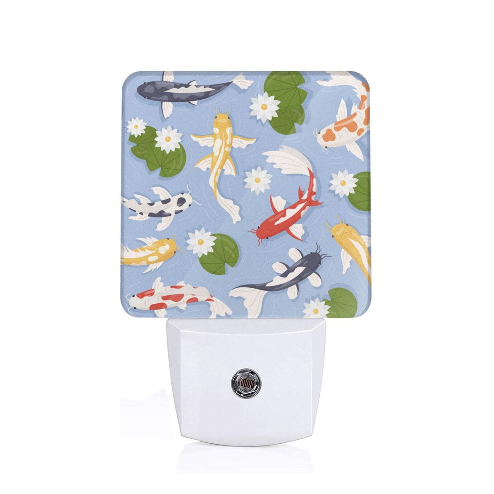 Xecao Colorful Koi Fish for Night Light - a Wall-mounted LED Fixture ...