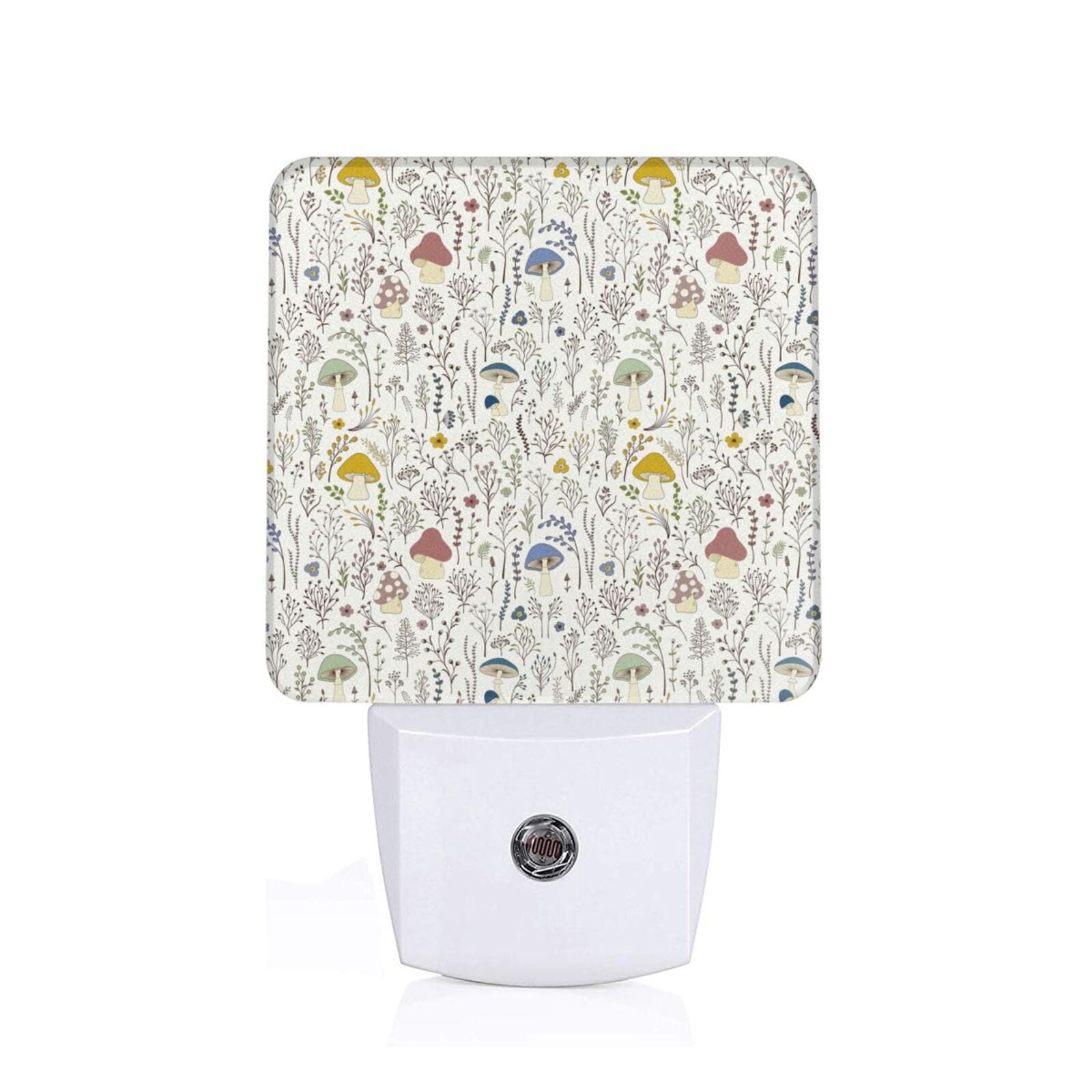 Xecao Colorful Mushrooms and Plants for Night Light - a Wall-mounted ...