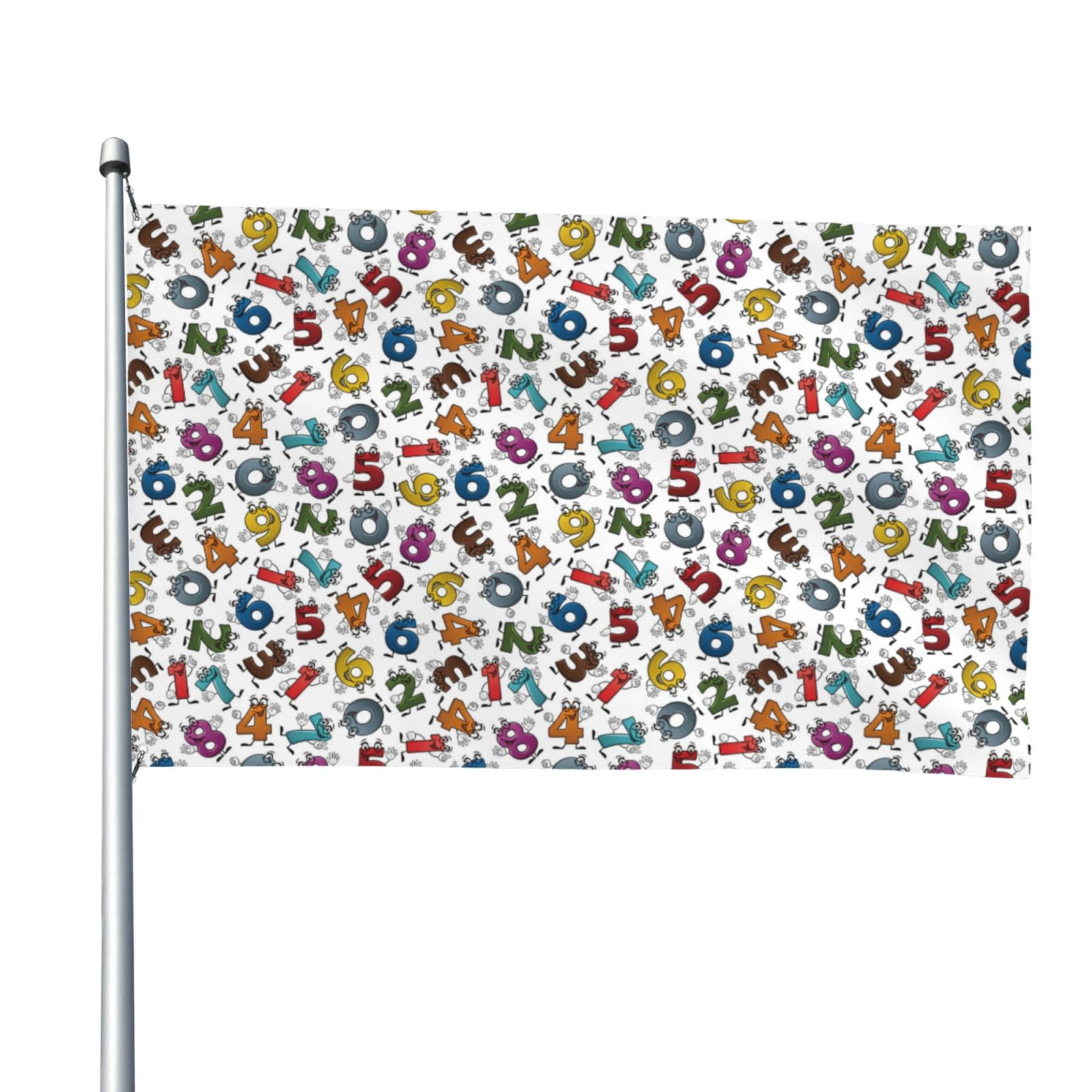 Xecao Colorful Numbers for Longest Lasting Flag, Made From Polyester ...