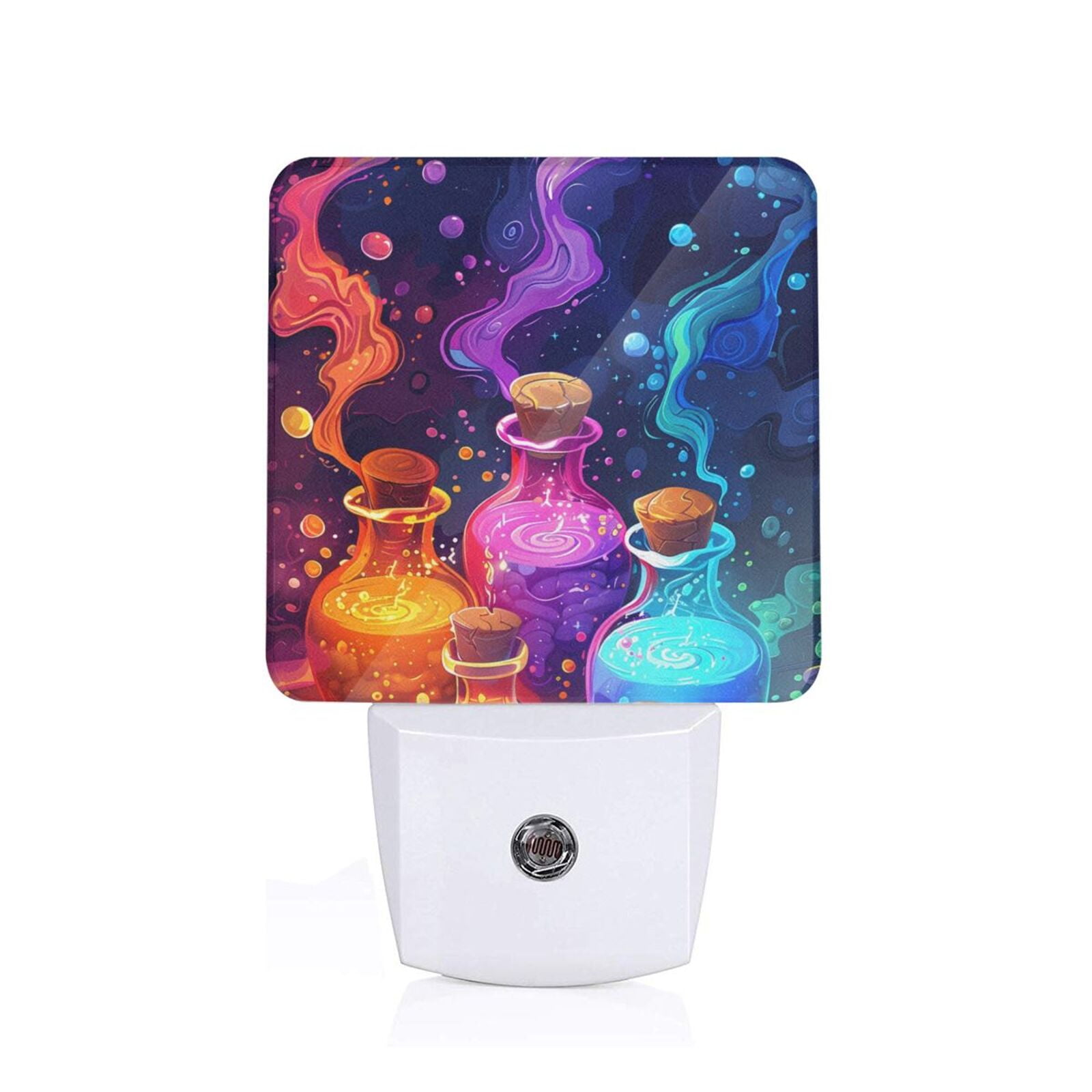 Xecao Colorful Potion Bottles Magic for Night Light - a Wall-mounted ...