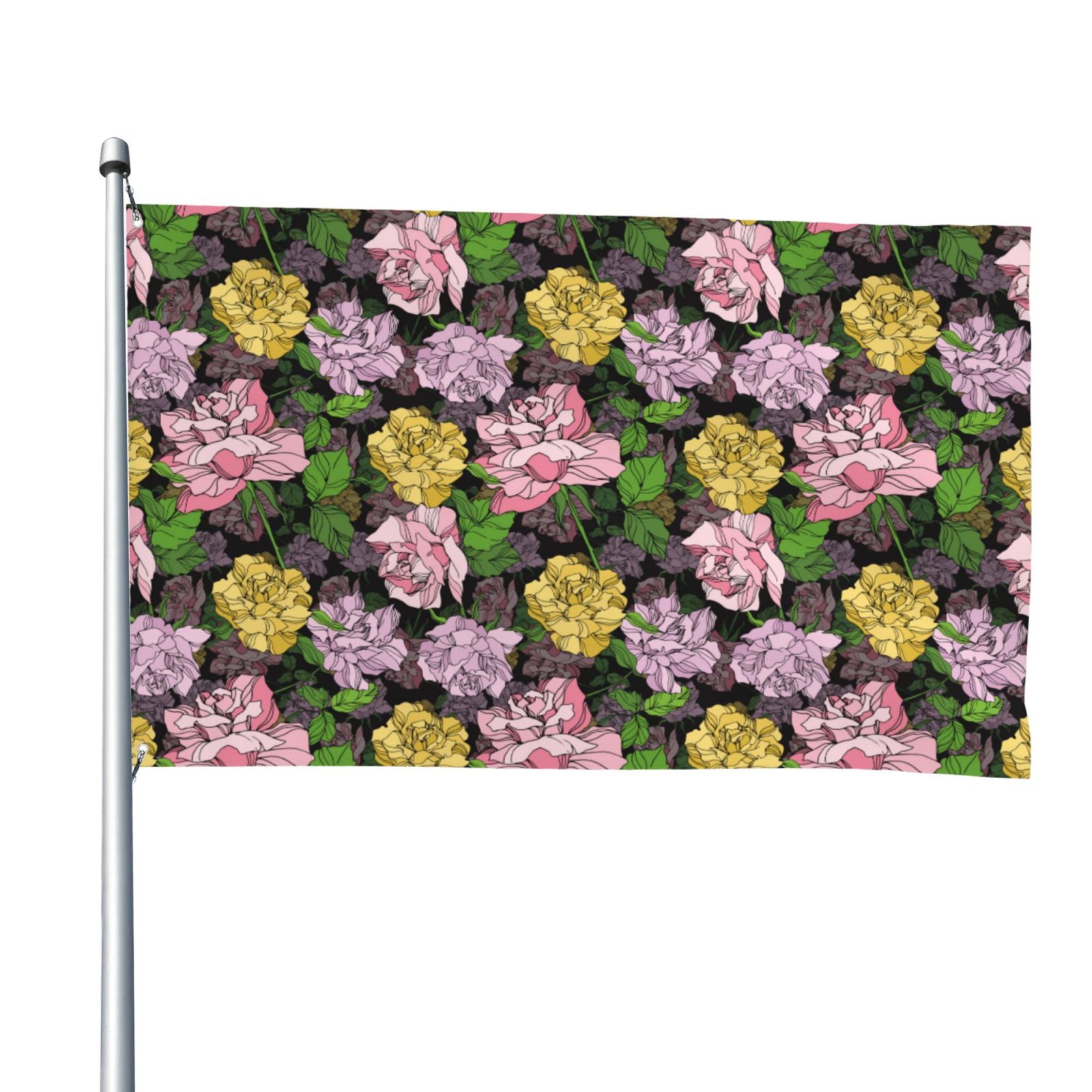 Xecao Colorful Roses for Longest Lasting Flag, Made From Polyester, UV ...