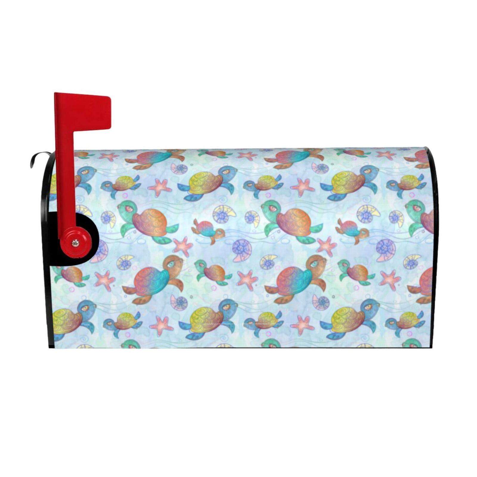 Xecao Colorful Sea Turtle for Mailbox Cover with Magnetic Strips ...