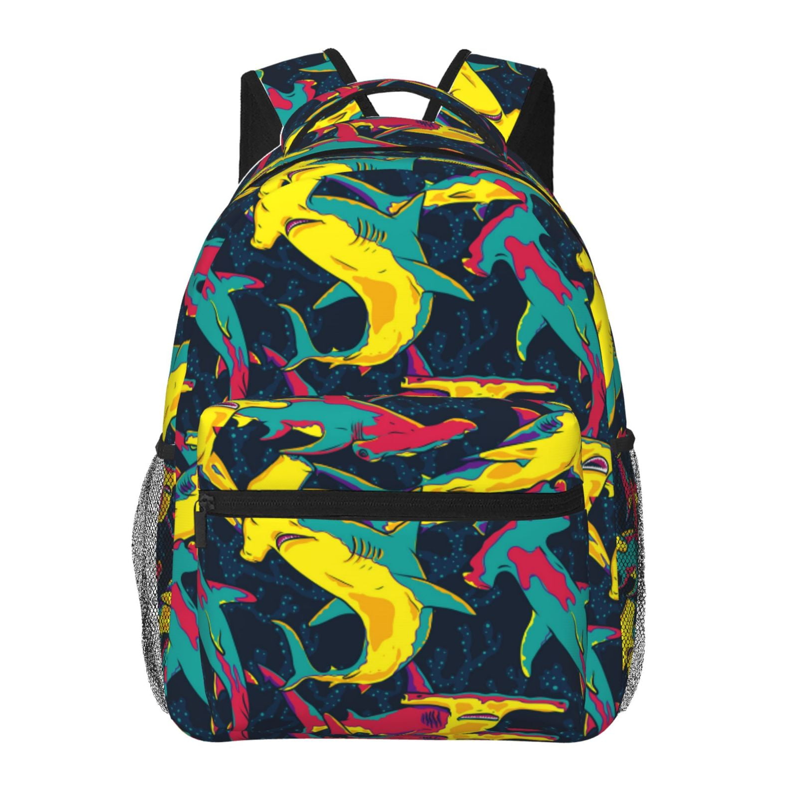 Xecao Colorful Sharks Backpack, a stylish and functional choice for ...