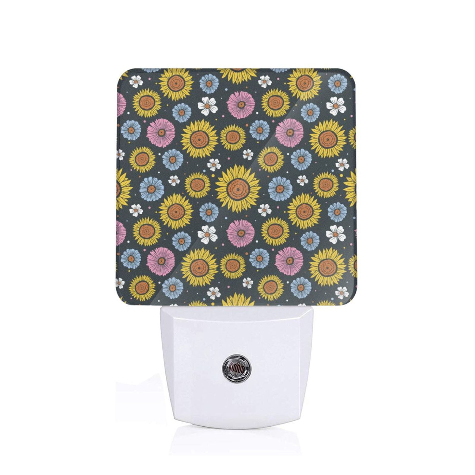 Xecao Colorful Sunflowers for Night Light - a Wall-mounted LED Fixture ...