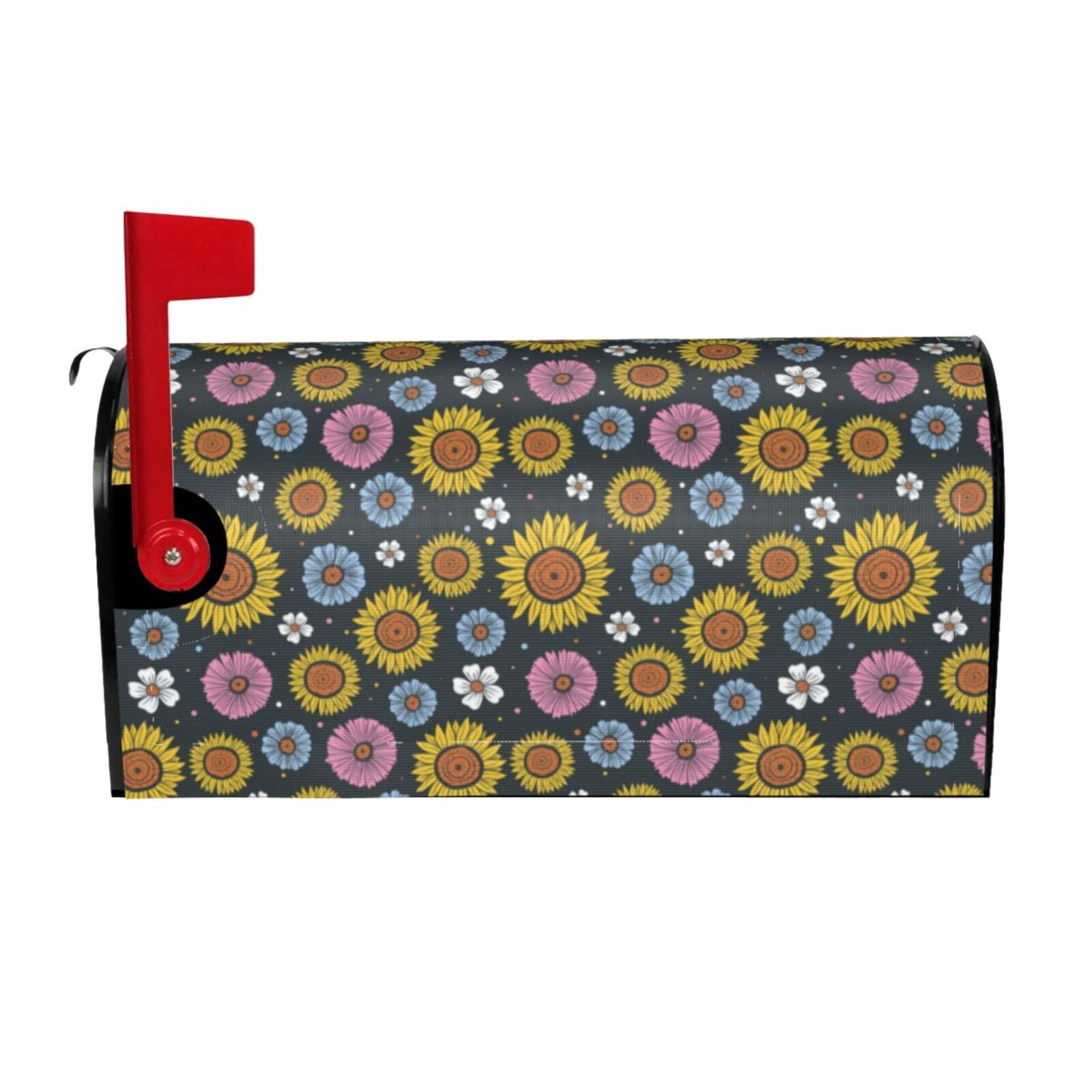 Xecao Colorful Sunflowers for Mailbox Cover with Magnetic Strips ...
