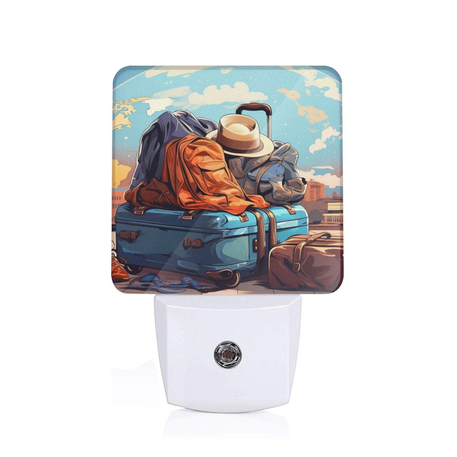 Xecao Colorful Travel Luggage Gear for Night Light - a Wall-mounted LED ...