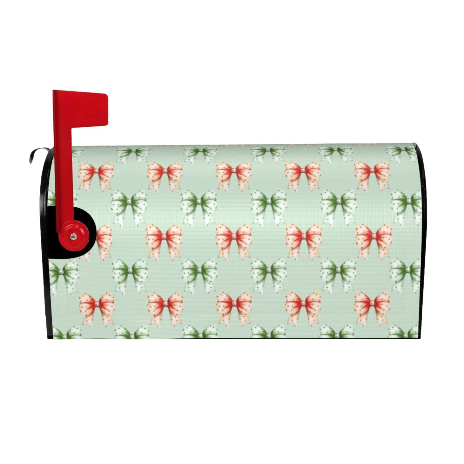 Xecao Colorful polka dots bow for Mailbox Cover with Magnetic Strips ...