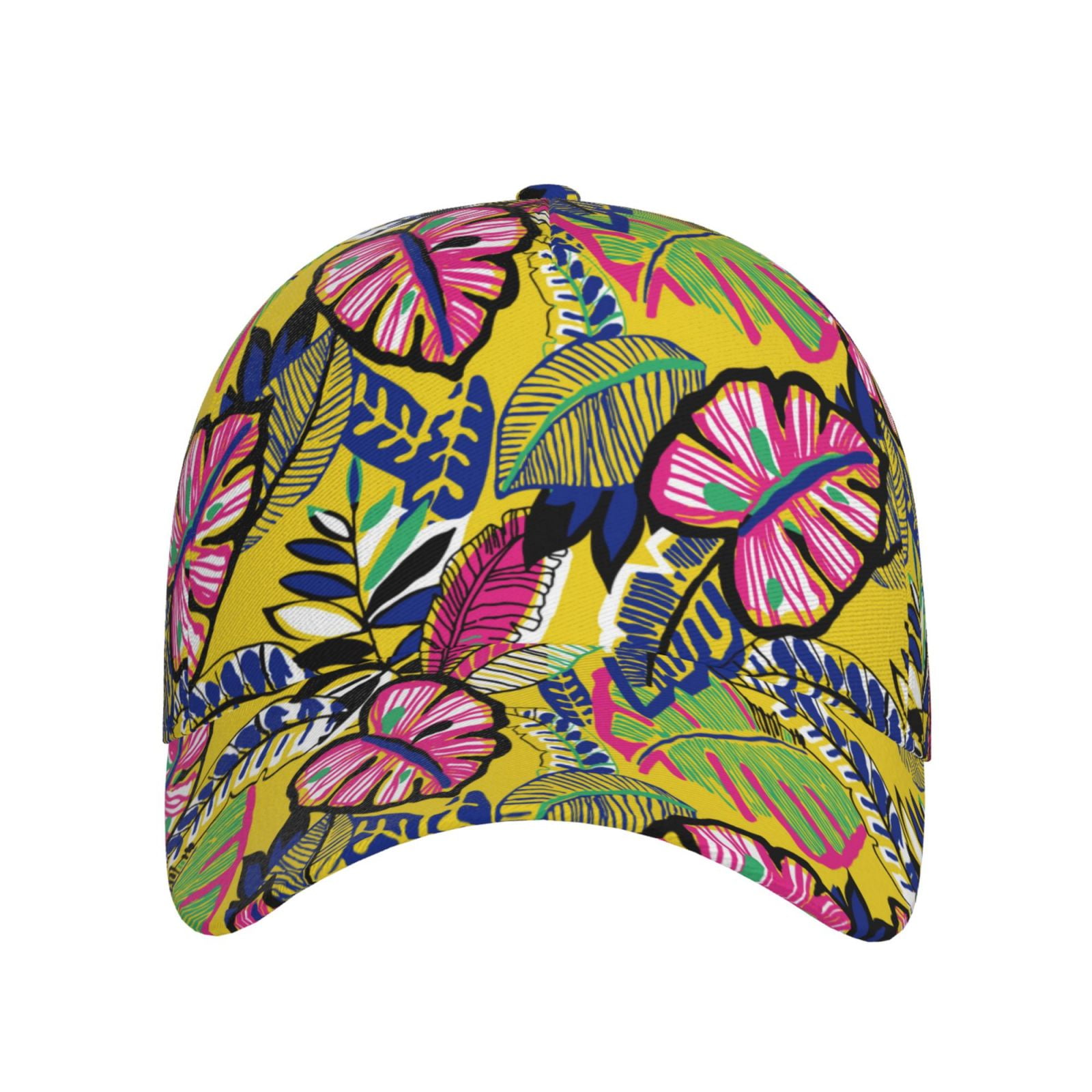 Xecao Colrful Tropical Leaves for Baseball Cap: Unisex, crafted from ...