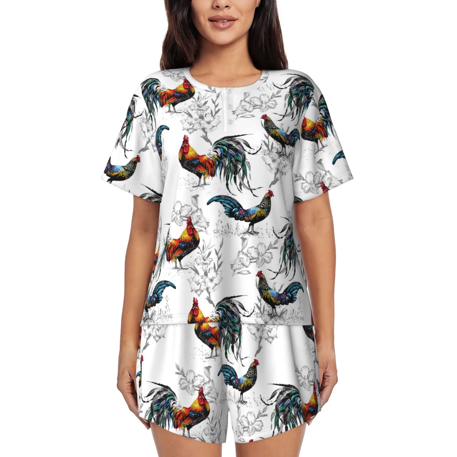 Xecao Cool Chicken print Swimsuit for women, Summer-ready, sporty style ...