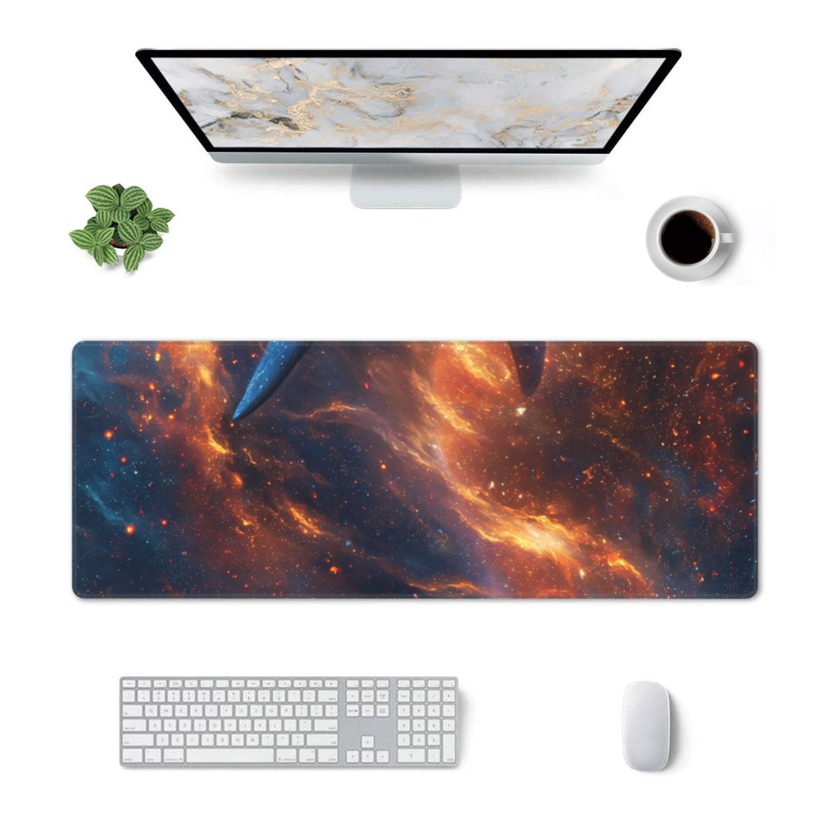 Xecao Cool Dolphin for Mouse Pad - Waterproof Extended Contour Mouse ...
