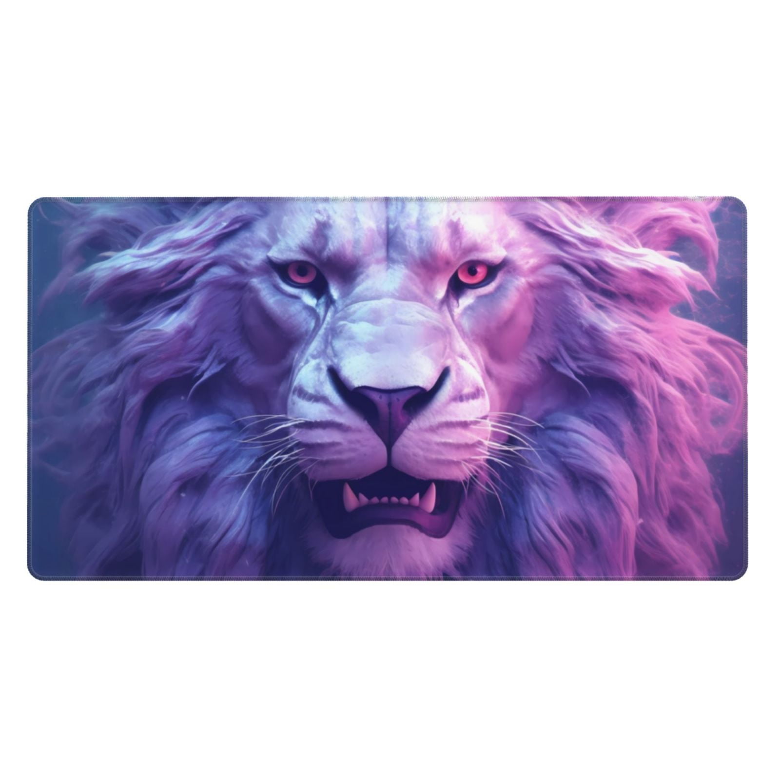 Xecao Cool Lion Head for Waterproof Mouse Pad - Extended Contour Mouse ...