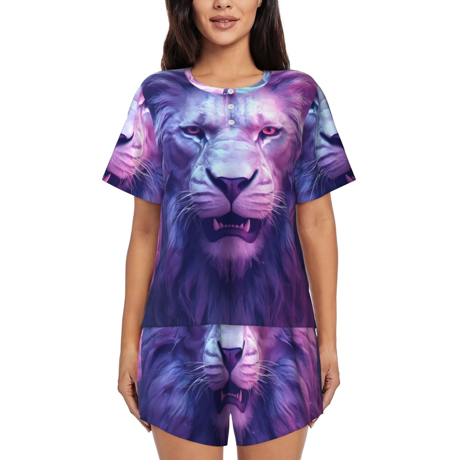 Xecao Cool Lion Head print Swimsuit for women, Summer-ready, sporty ...