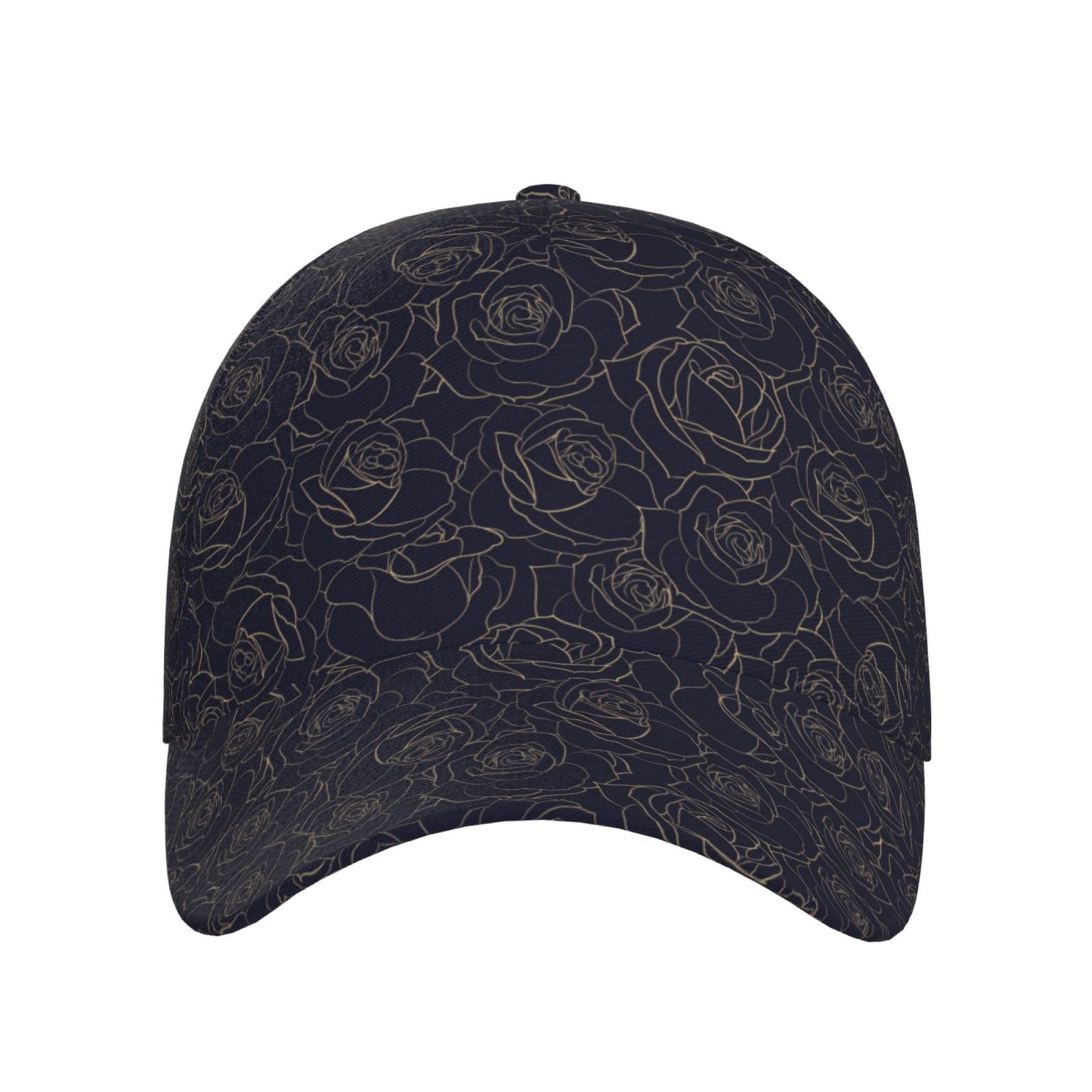 Xecao Copper-Gold Gloss Outline Rose1 for Baseball Cap: Unisex, crafted ...