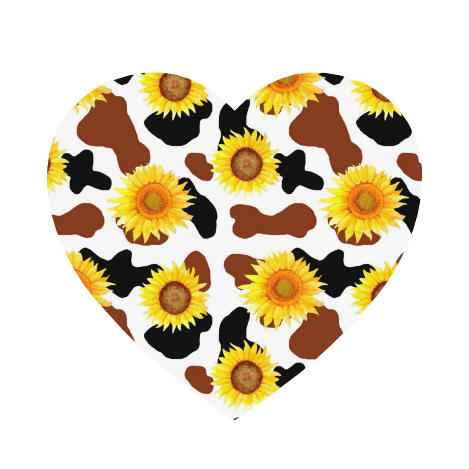 Xecao Cow Print Sunflower for Fridge Magnets - Fun Decorative ...