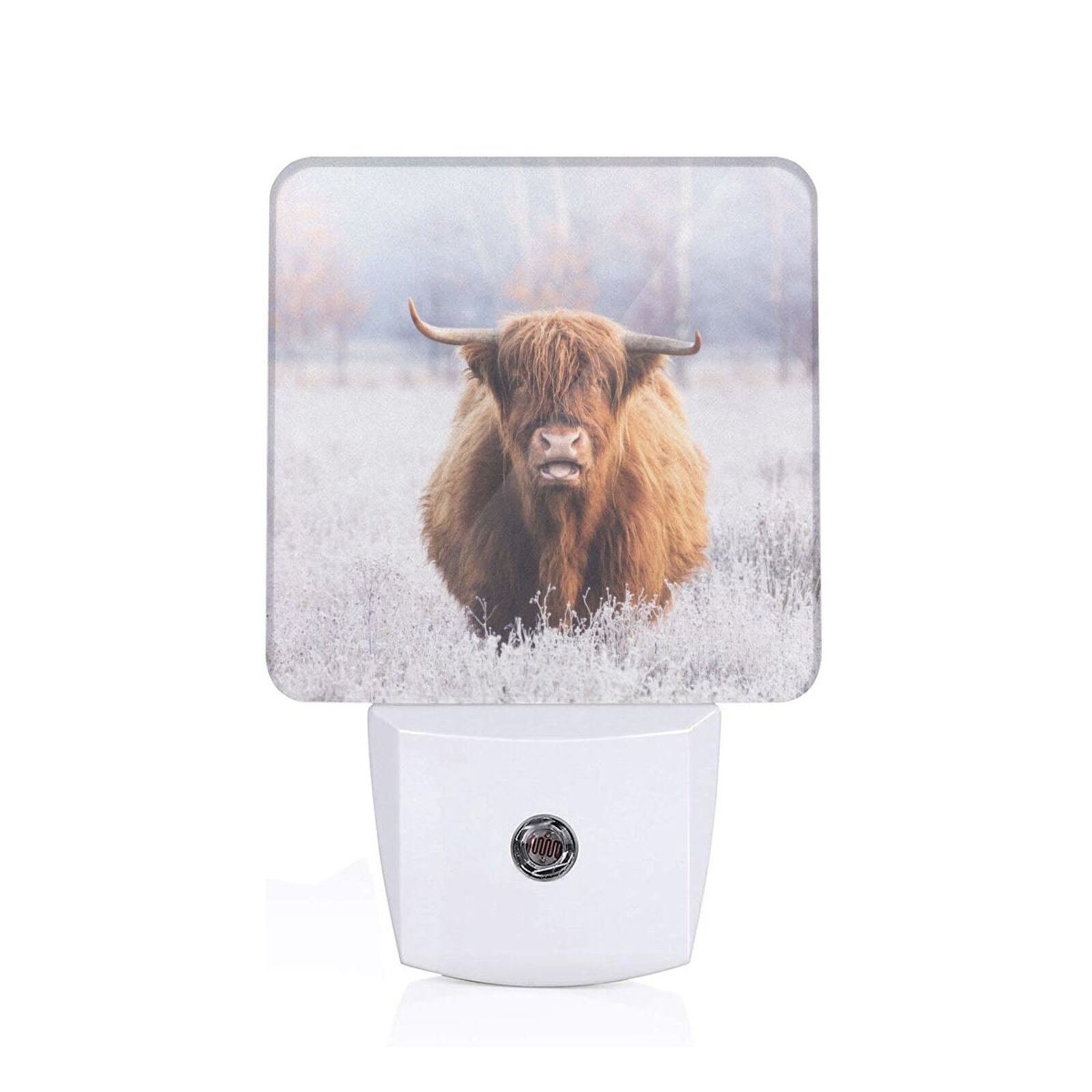 Xecao Cow for Night Light - a Wall-mounted LED Fixture with A Dusk-to ...
