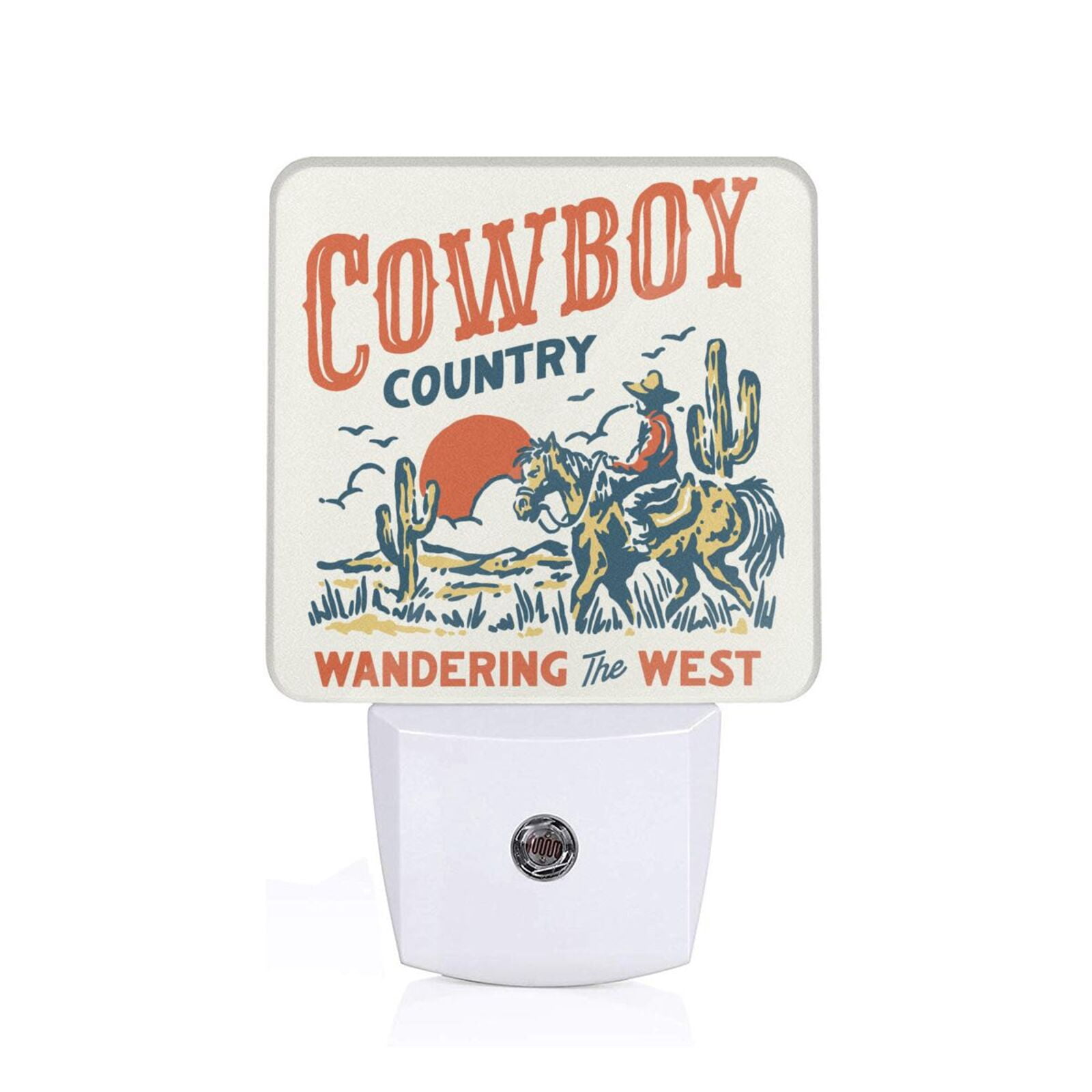Xecao Cowboy Rising Horse for Night Light - a Wall-mounted LED Fixture ...