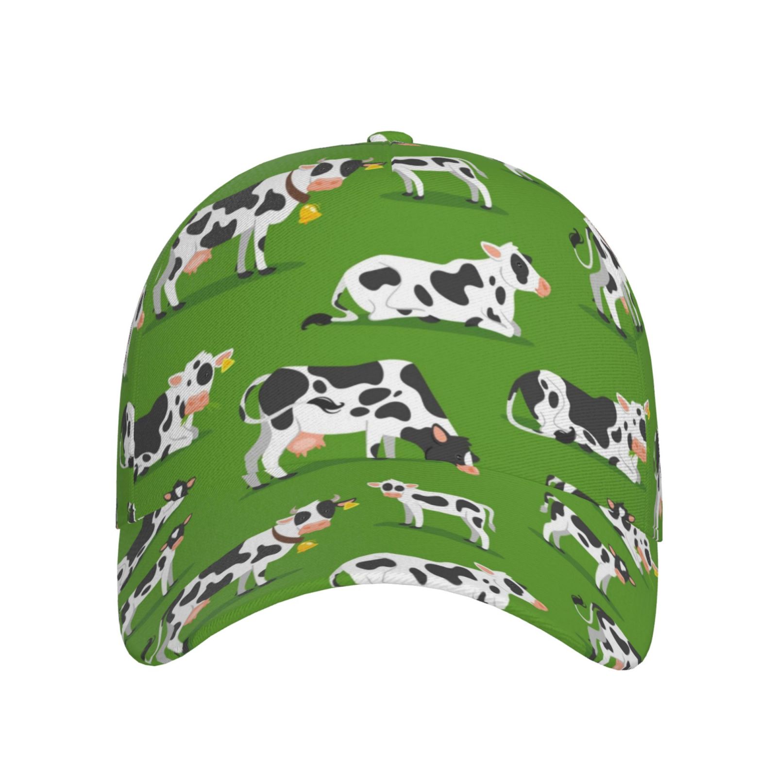 Xecao Cows With Calfs Green for Baseball Cap: Unisex, crafted from ...