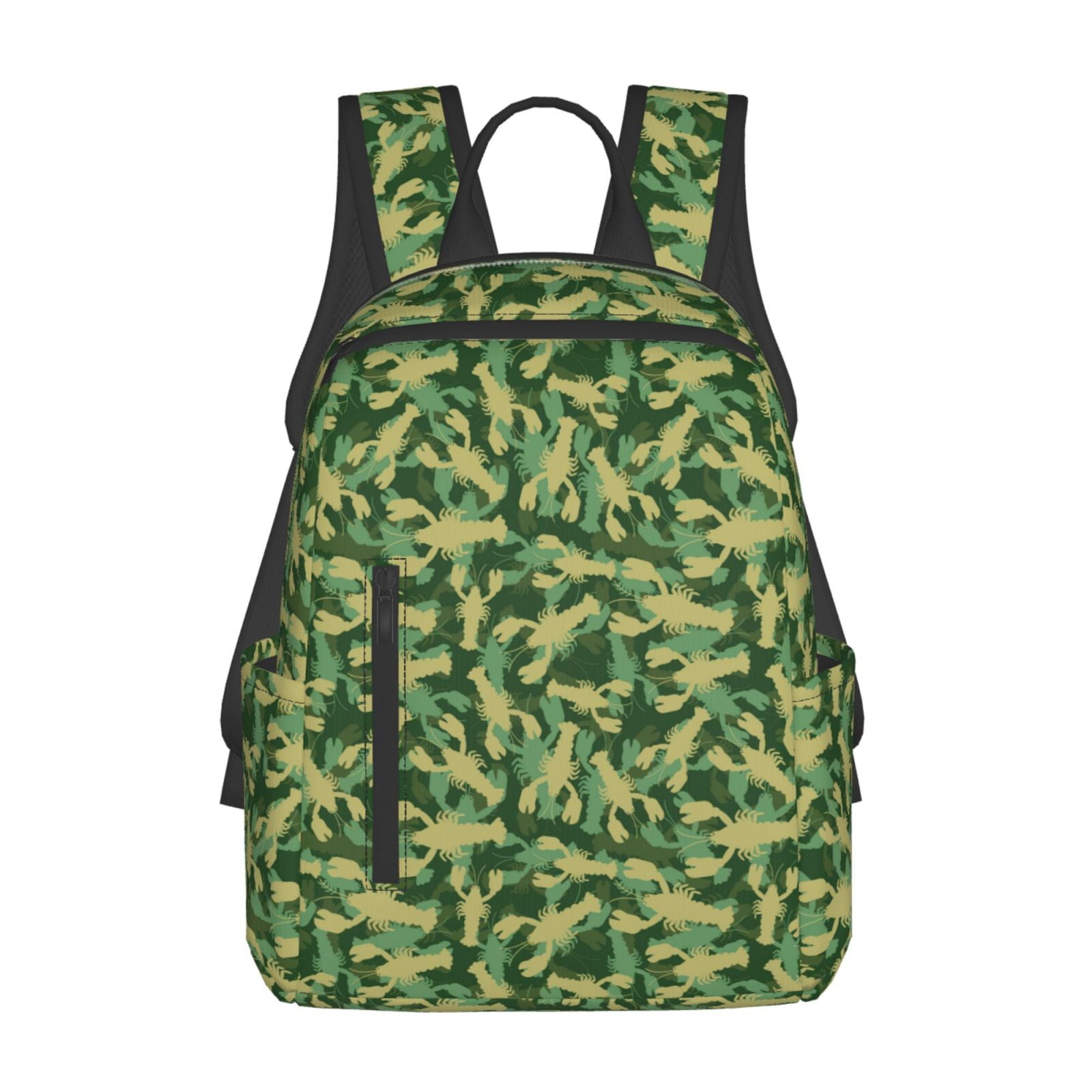 Xecao Crayfish Army print Backpack For women men Aesthetic Lightweight ...