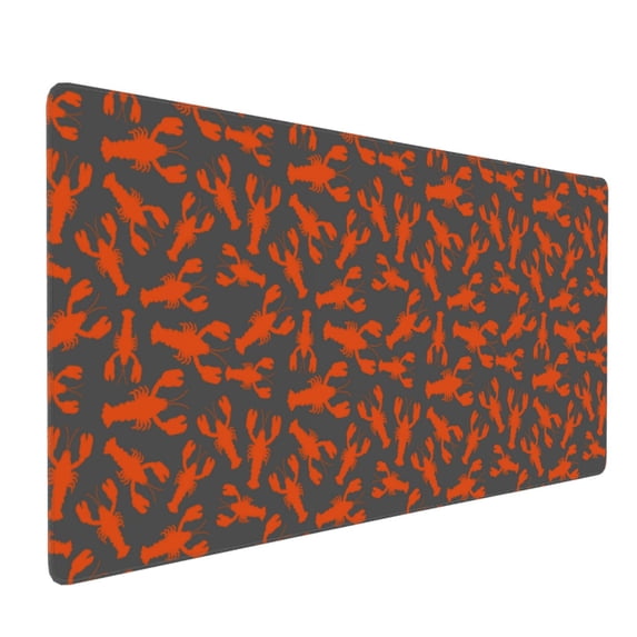 Xecao Crayfish Print Large Mouse Pad, 16x35.5in Mousepad, Professional ...