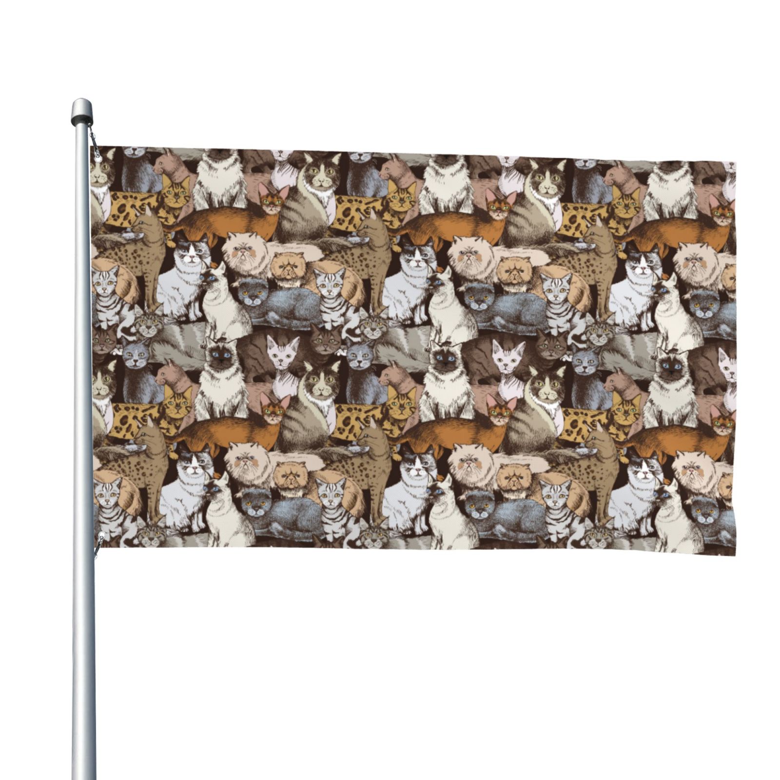 Xecao Cut Cats for Longest Lasting Flag, Made From Polyester, UV ...