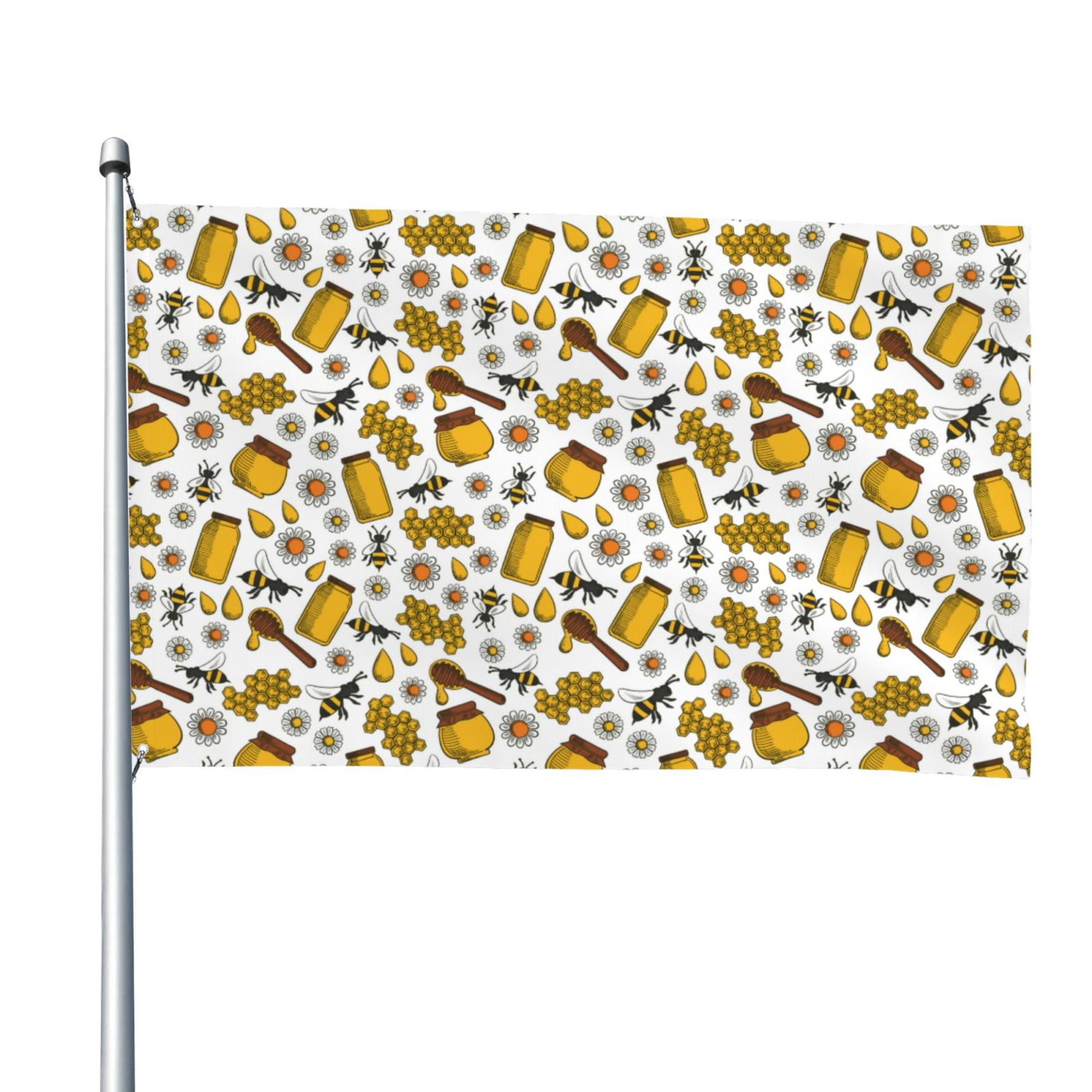 Xecao Cute Bee for Longest Lasting Flag, Made From Polyester, UV ...