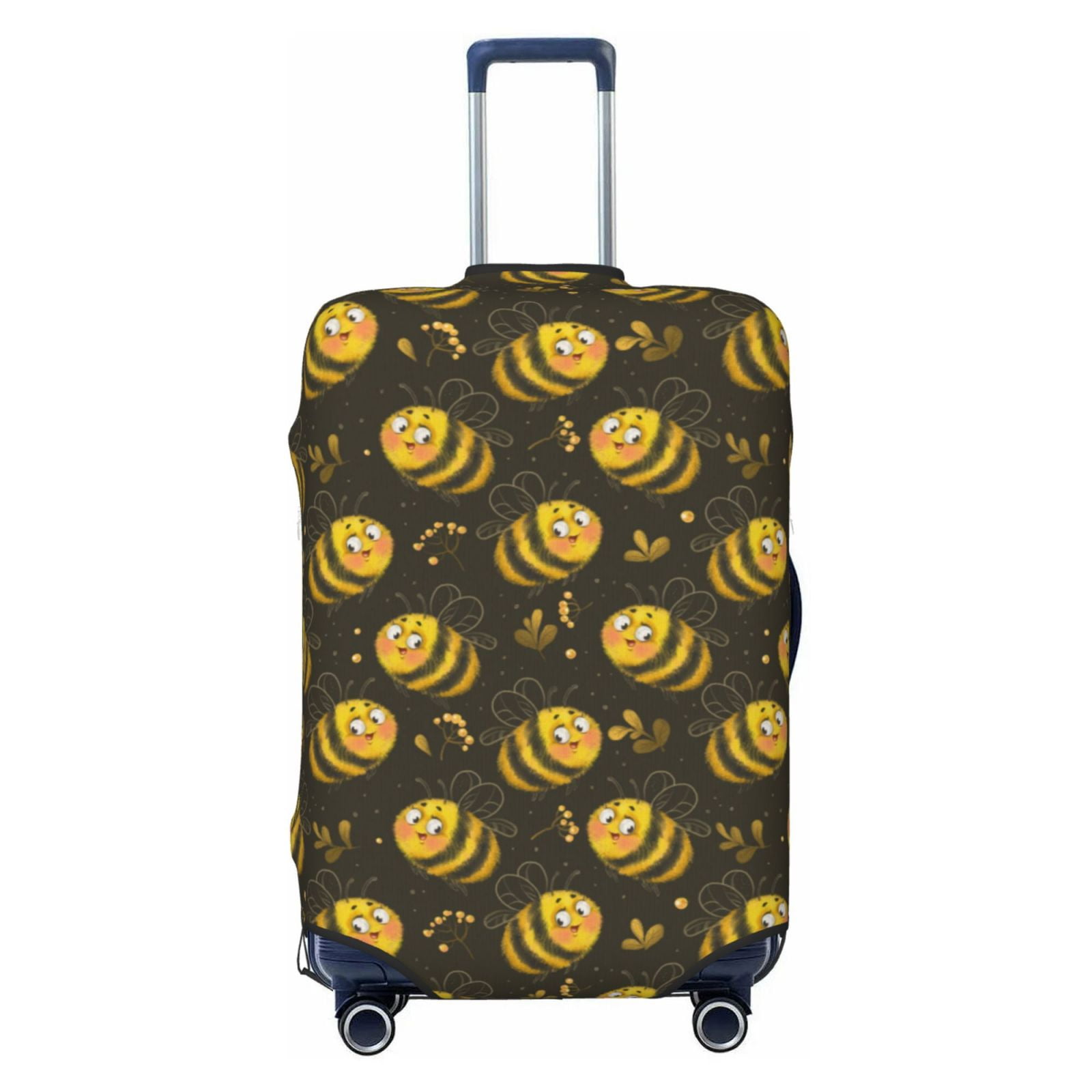 Xecao Cute Cartoon Bees print Elastic Luggage Cover, with double-sided ...