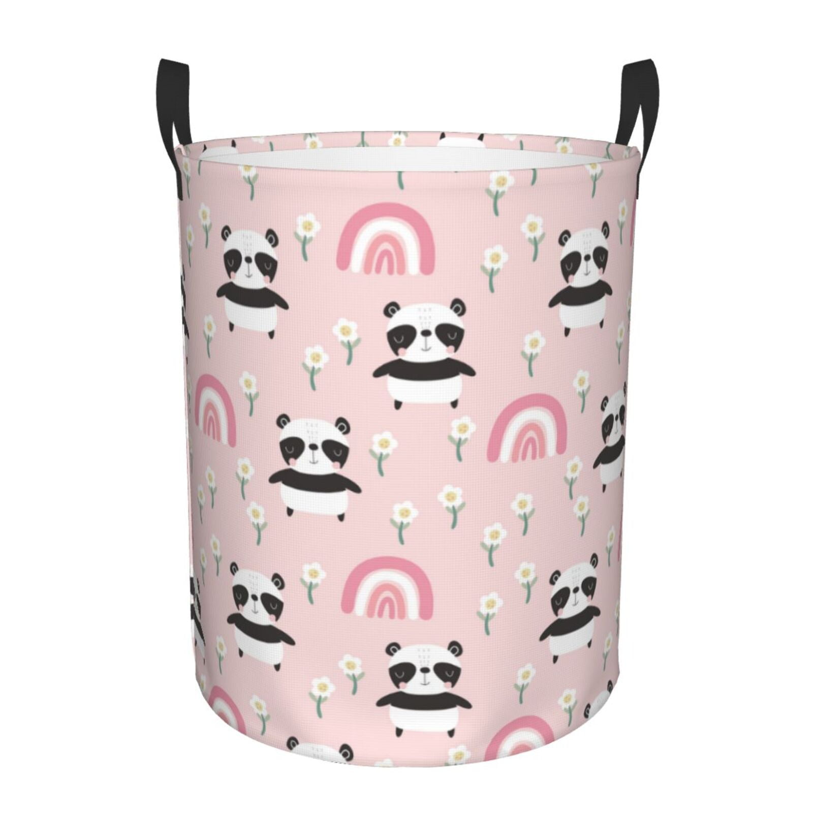 Xecao Cute Cartoon Panda Print Laundry Hamper Basket,designed for ...