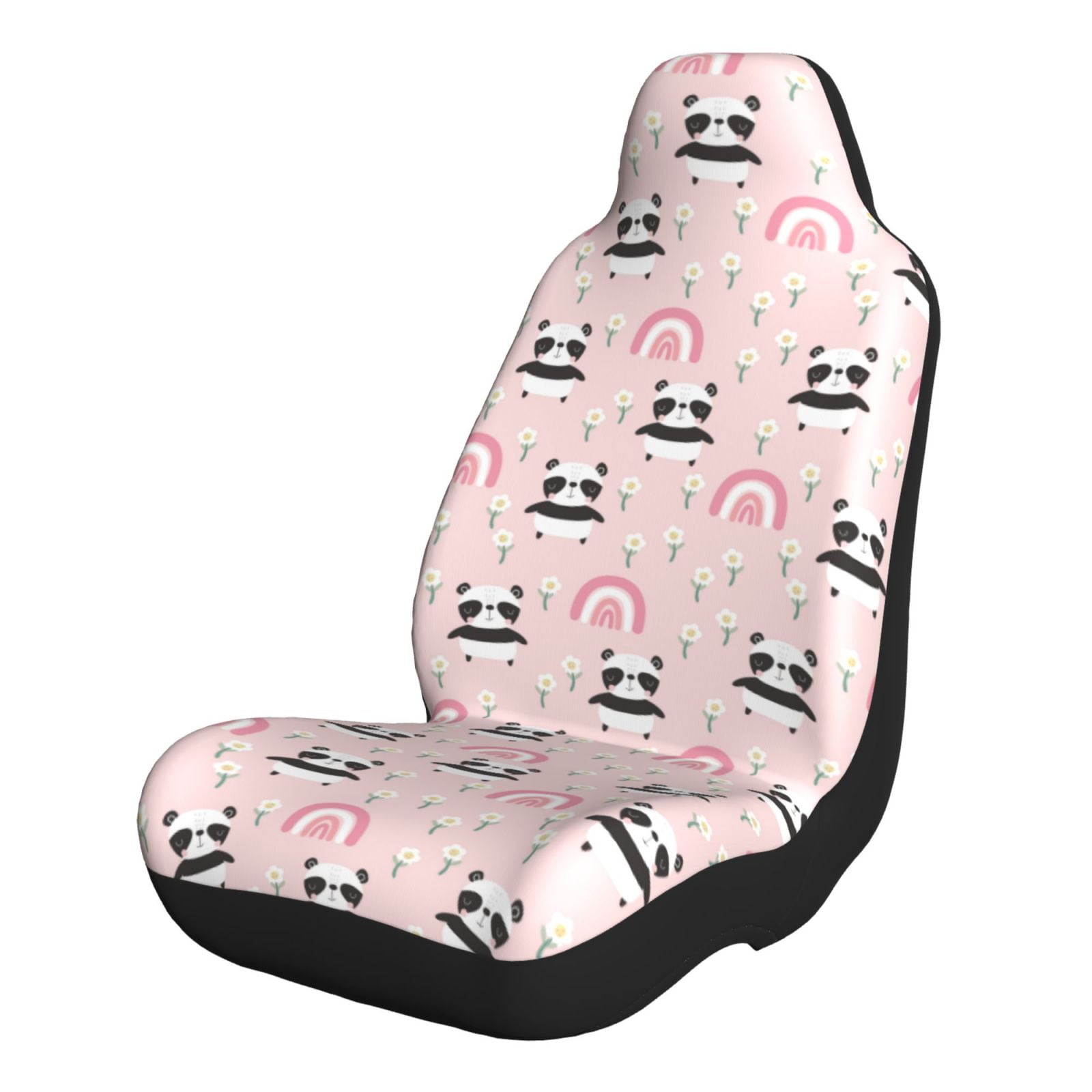 Xecao Cute Cartoon Panda for Automotive Seat Covers for Cars Trucks and ...