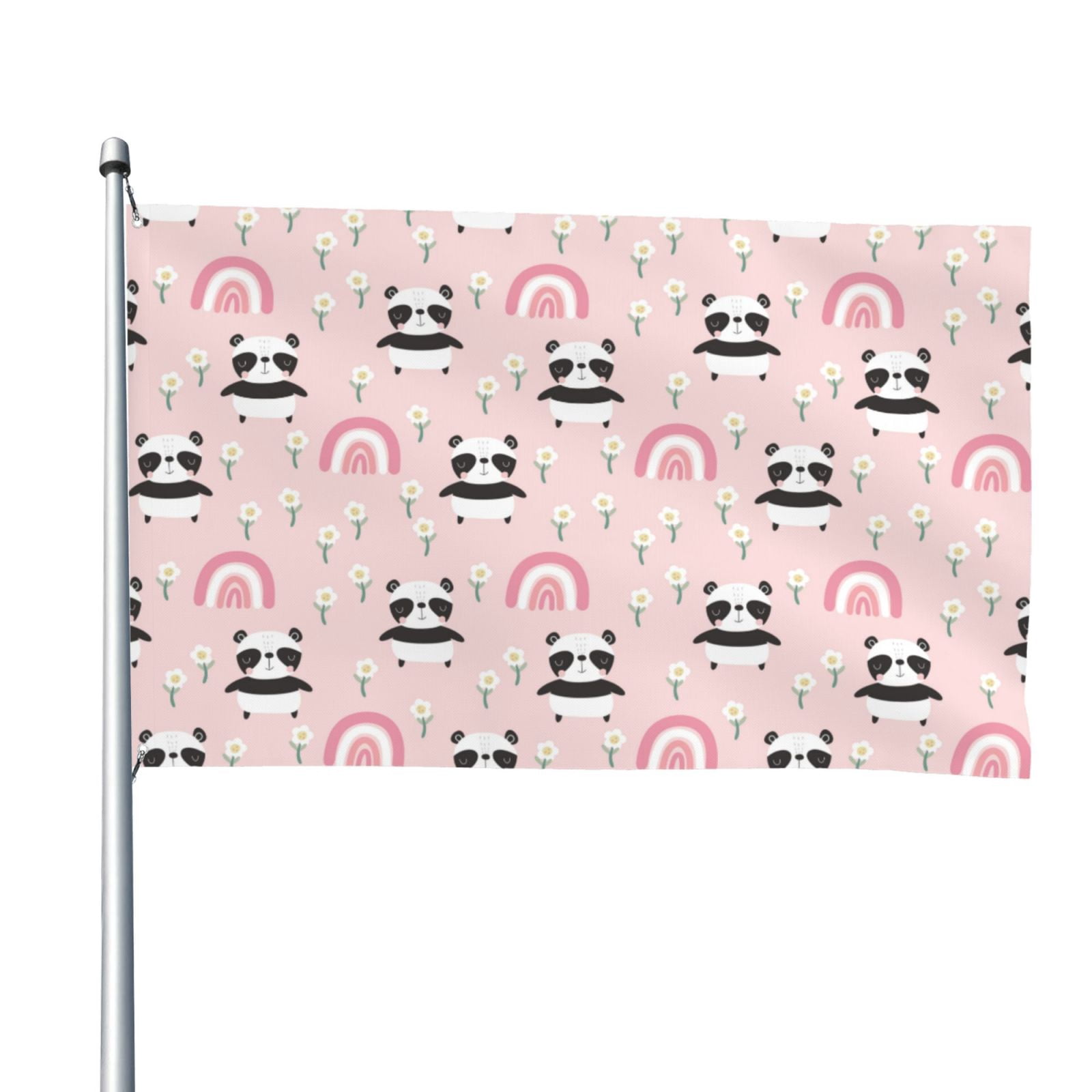 Xecao Cute Cartoon Panda for Longest Lasting Flag, Made From Polyester ...
