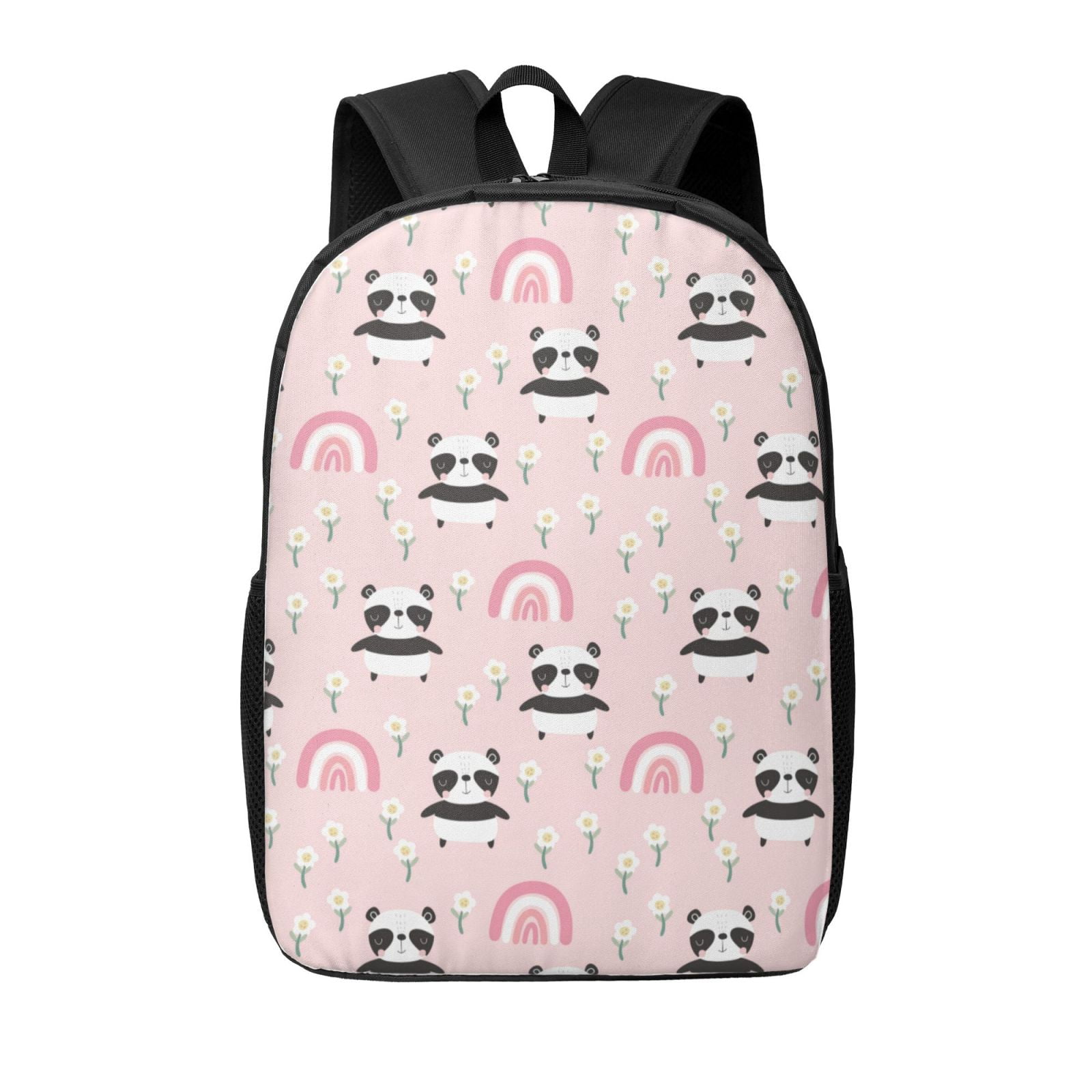 Xecao Cute Cartoon Panda print Travel Backpack, Large Computer Backpack ...