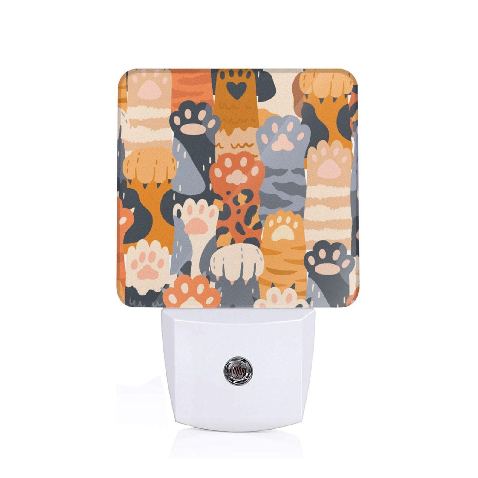 Xecao Cute Cat Paw for Night Light - a Wall-mounted LED Fixture with A ...