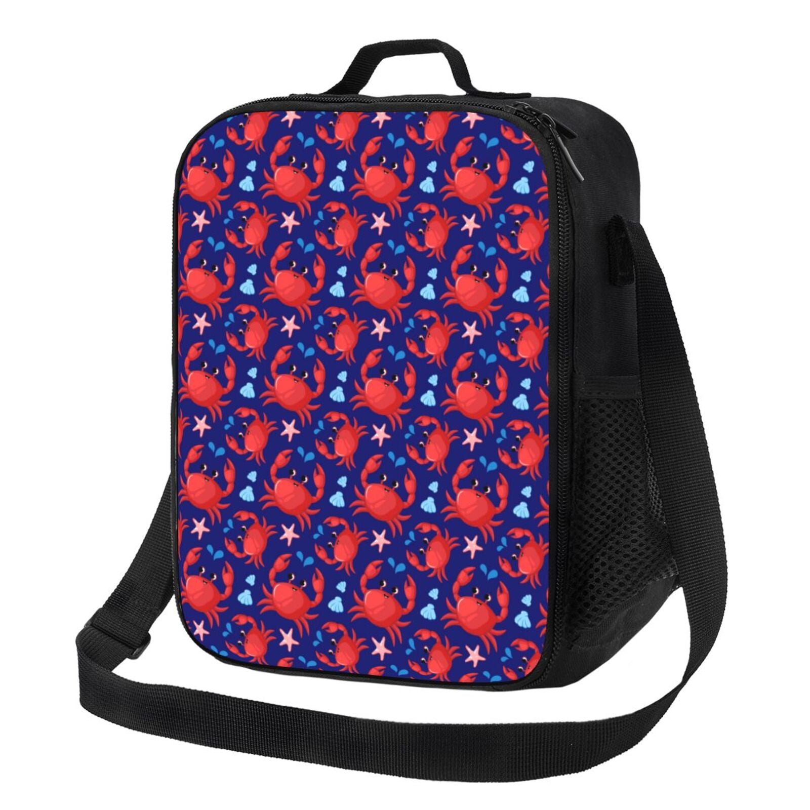 Xecao Cute Crabs Print Lunch Bag - Durable, Double-Insulated Lunch Bag ...