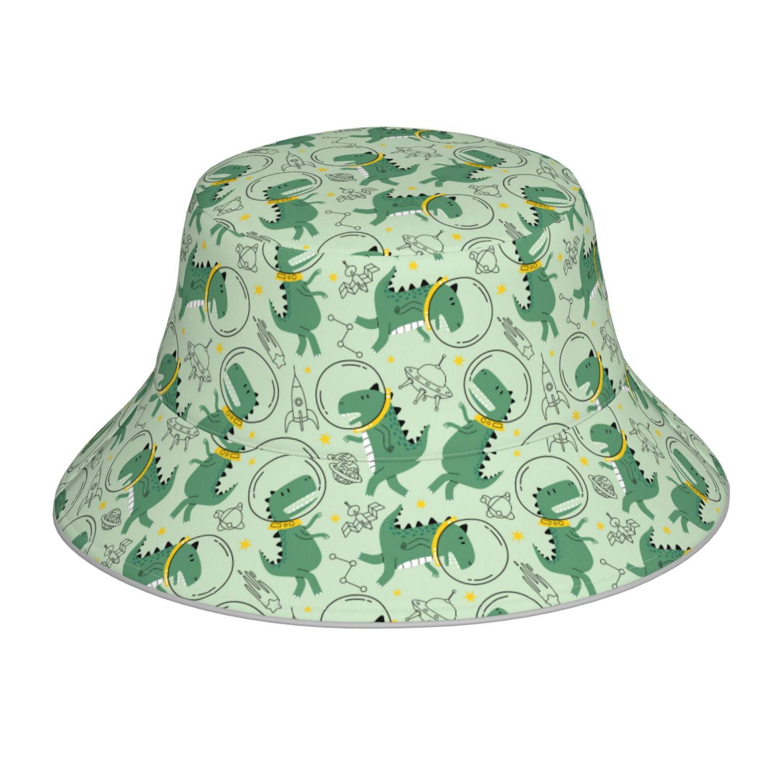 Xecao Cute Dinosaurs in Space Print Men and Women Night Reflective Hat ...