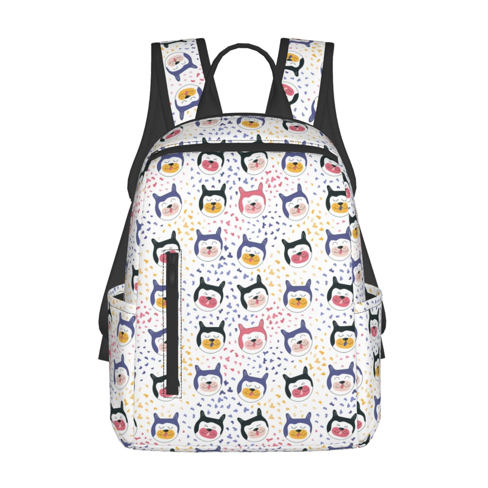 Xecao Cute Dog print Backpack For women men Aesthetic Lightweight ...