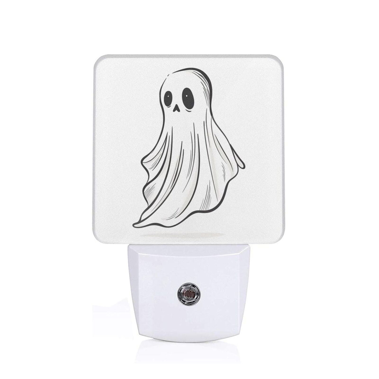 Xecao Cute Ghost Simple Drawing for Night Light - a Wall-mounted LED ...