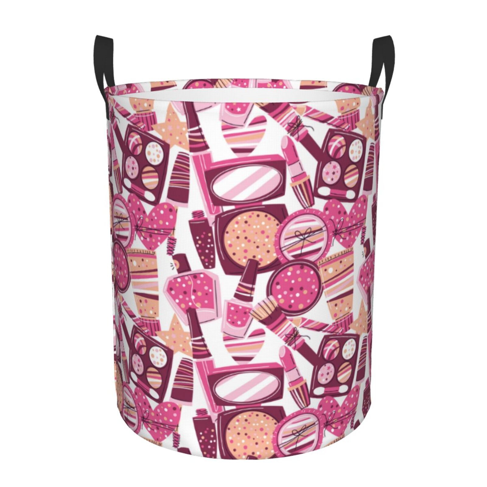 Xecao Cute Girl Print Laundry Hamper Basket,designed for Blanket ...