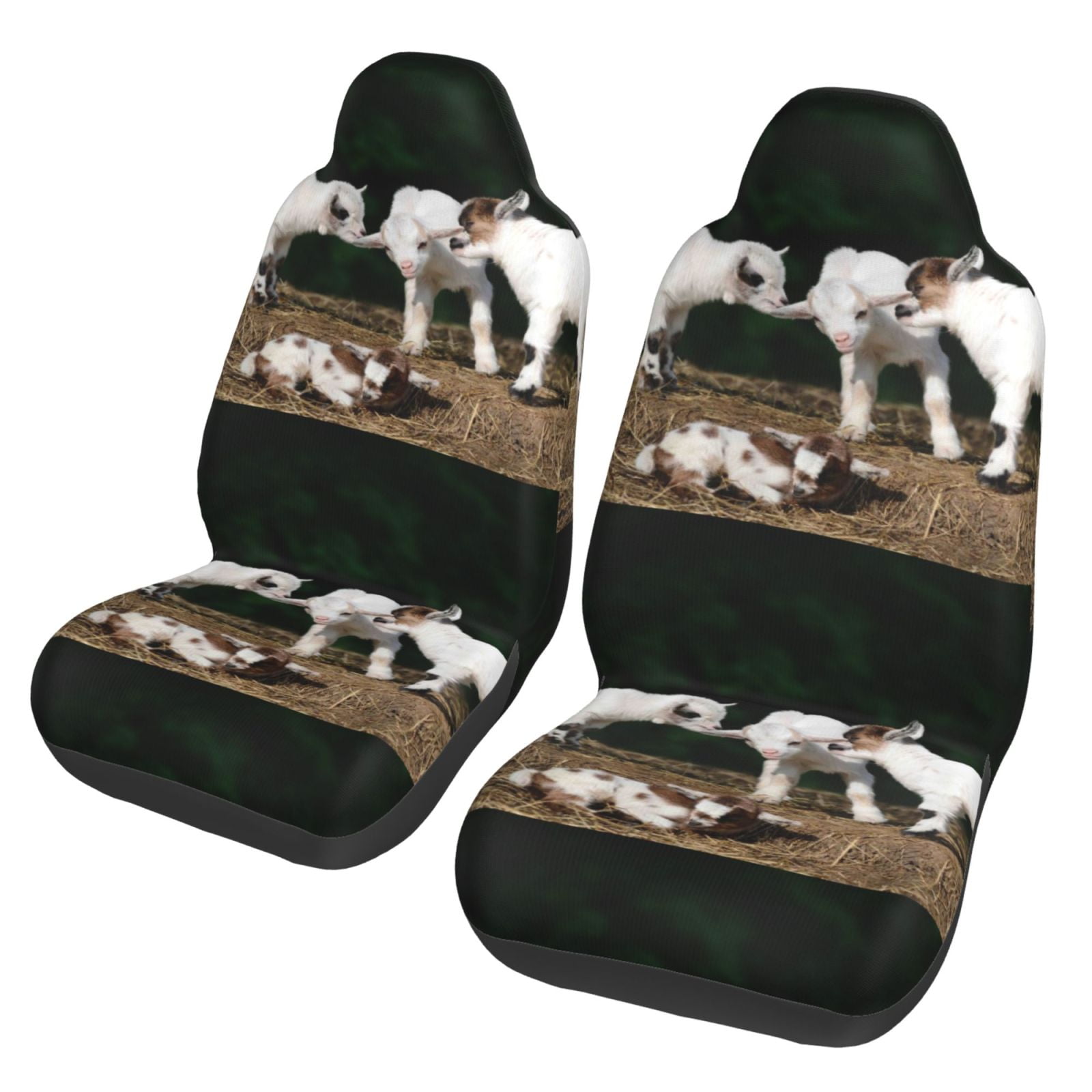 Xecao Cute Goat Baby Print Car Seat Cover in That Fits Most Cars, Vans ...