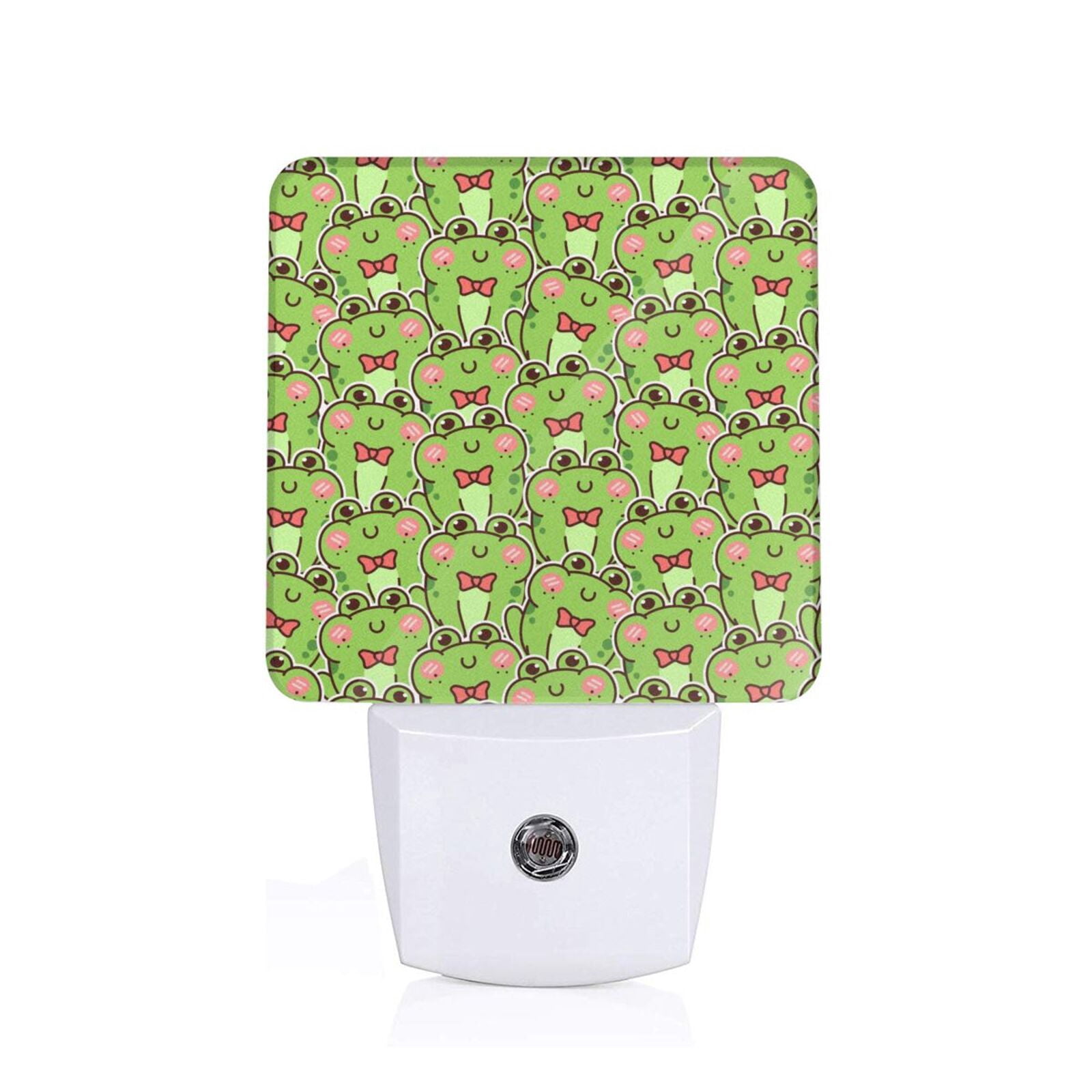Xecao Cute Green Frog for Night Light - a Wall-mounted LED Fixture with ...