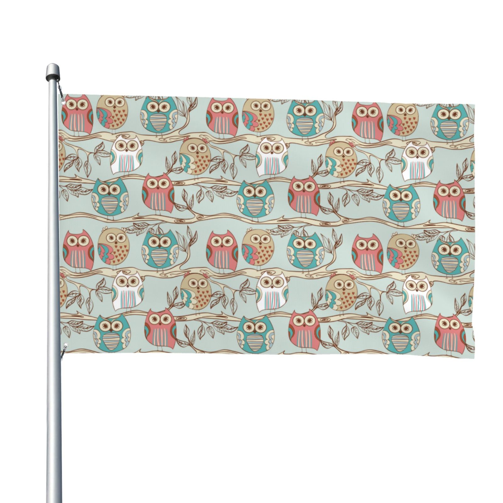 Xecao Cute Owl for Longest Lasting Flag, Made From Polyester, UV ...