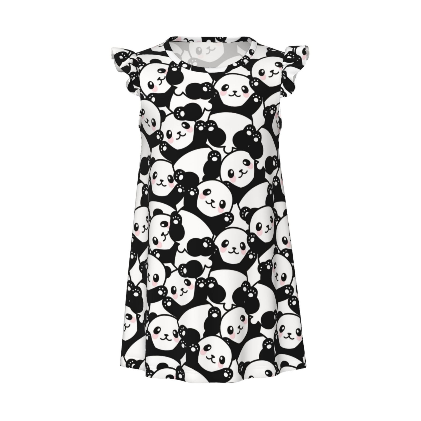 Xecao Cute Panda (3) Nightgowns for Girls: Elegant Princess Pajama ...
