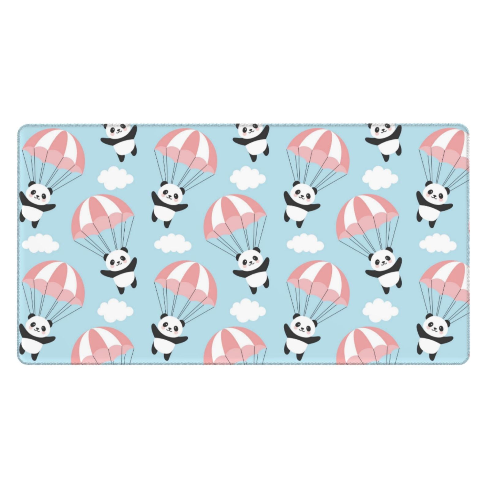Xecao Cute Panda Flying in the Sky for Waterproof Mouse Pad - Extended ...
